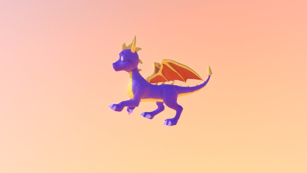 Spyro - Run - 3D model by callum.w.nuttall [c23eabe] - Sketchfab