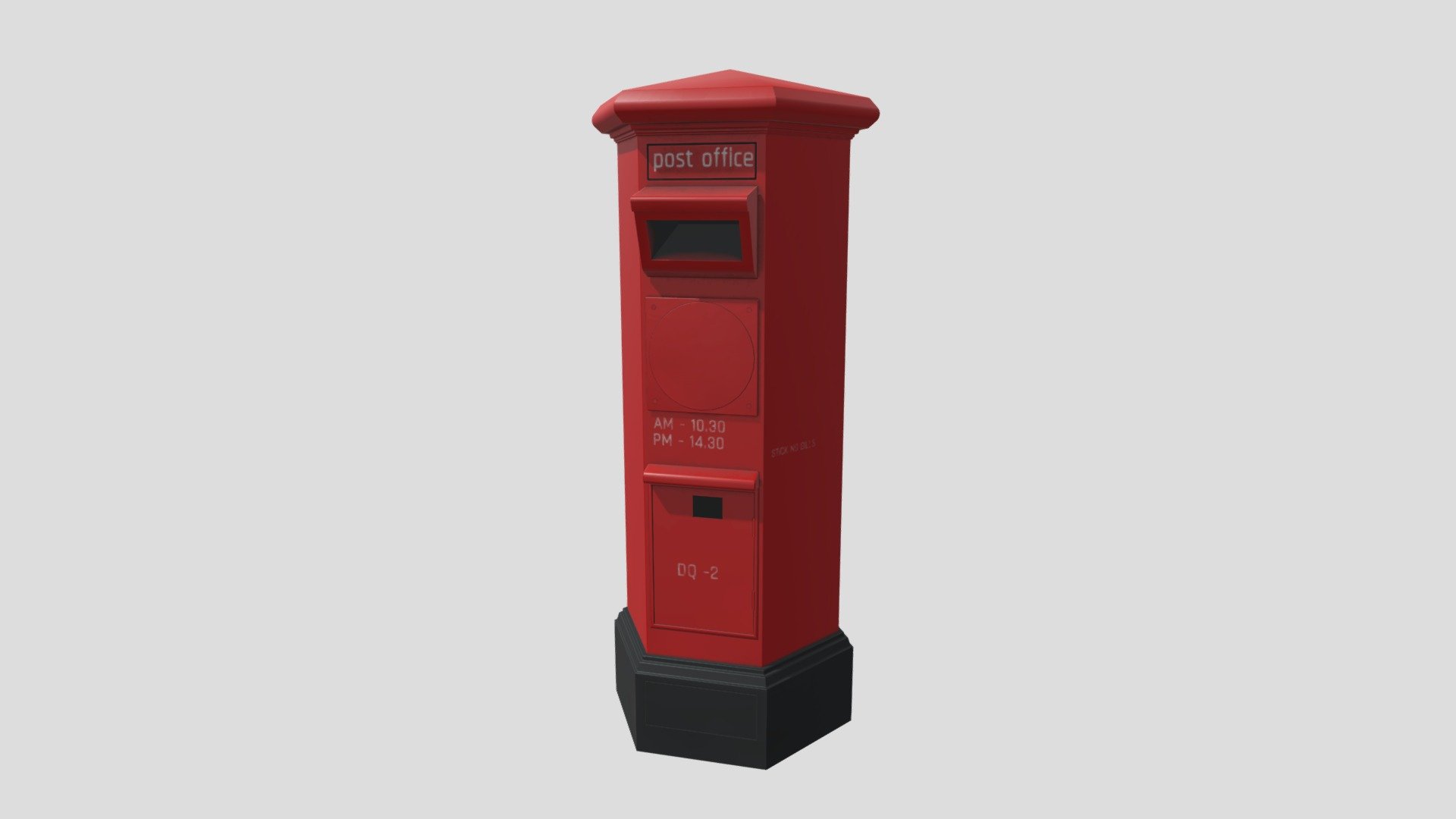 Post Box - Buy Royalty Free 3D model by supun## (@supunbas) [c23ee9f ...