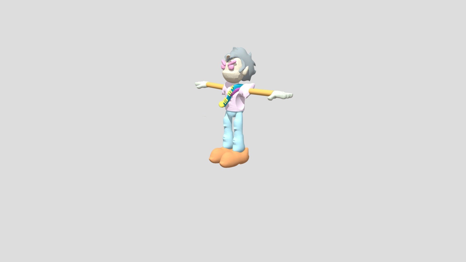 FNF Pico School Piconjo (Needs texturing) - Download Free 3D model by ...
