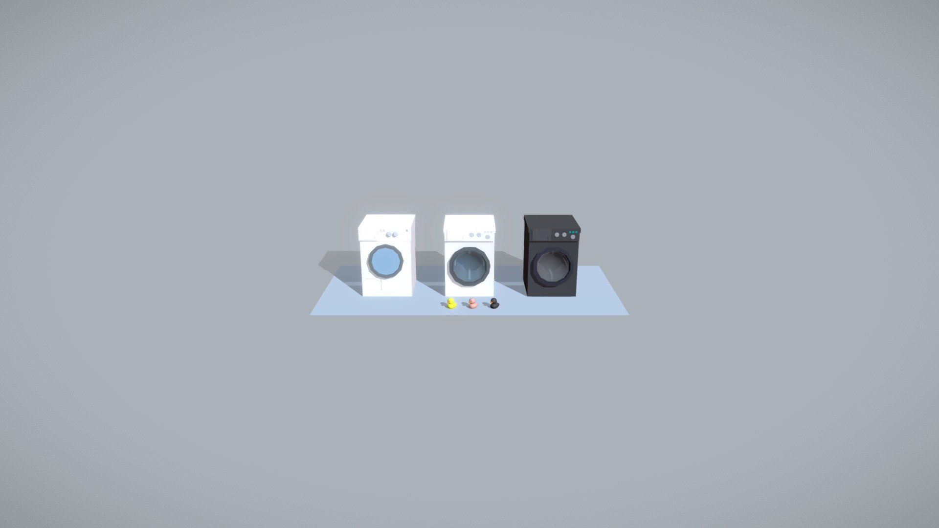 Functional Washing Machines - Low Poly - FREE - 3D model by PixelPulse ...