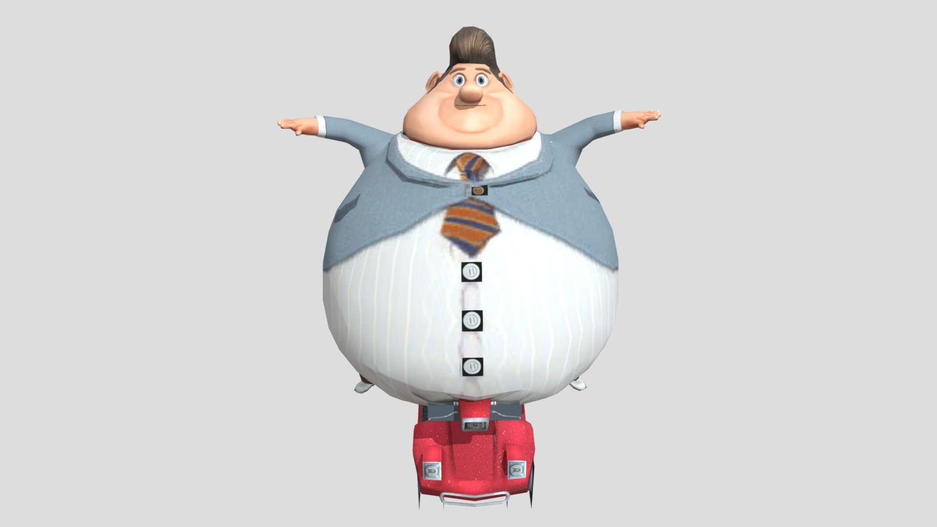 Fat Mayor - Download Free 3D model by CLfanmodel (@jamescontreras2001 ...