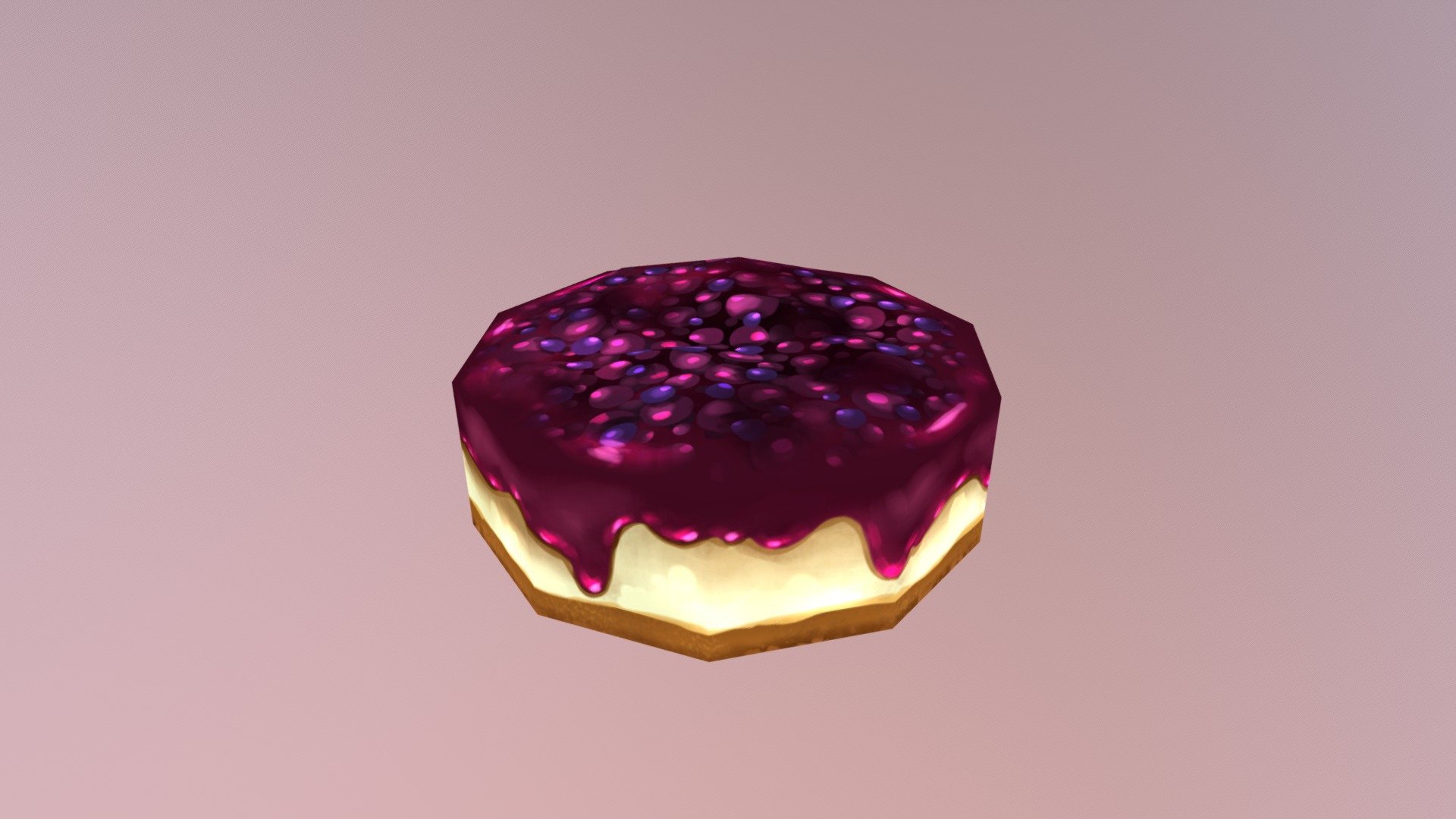 Cheesecake - 3D model by Will Clark (@WillAClark) [c249650] - Sketchfab