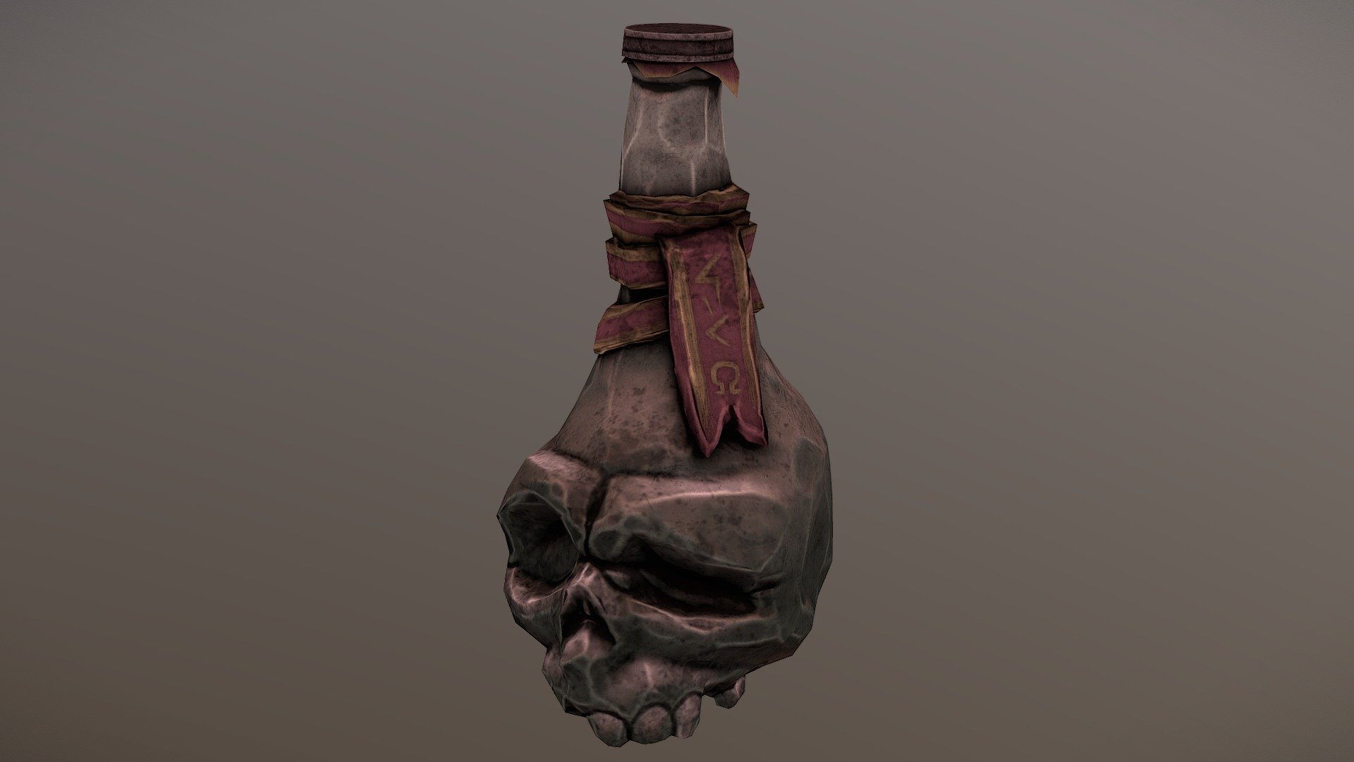 Wizard Skull Potion - 3D model by Splodeman [c24a610] - Sketchfab