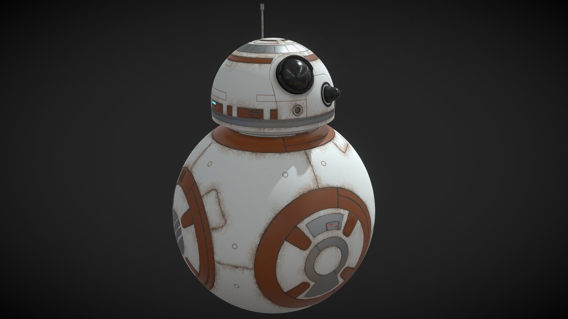 BB8 - Driod - 3D model by Damjan Žugić (@ps1c) [c24a785] - Sketchfab