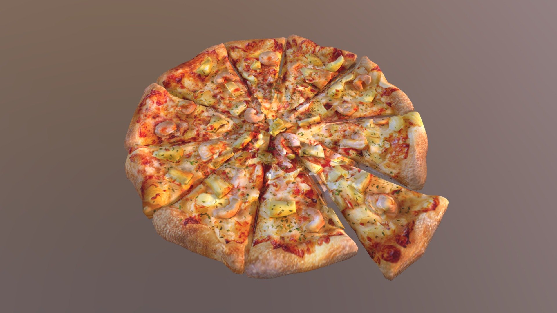 Pizza - 3D model by Chuan0825 (@eftyjii192929) [c24c73d] - Sketchfab