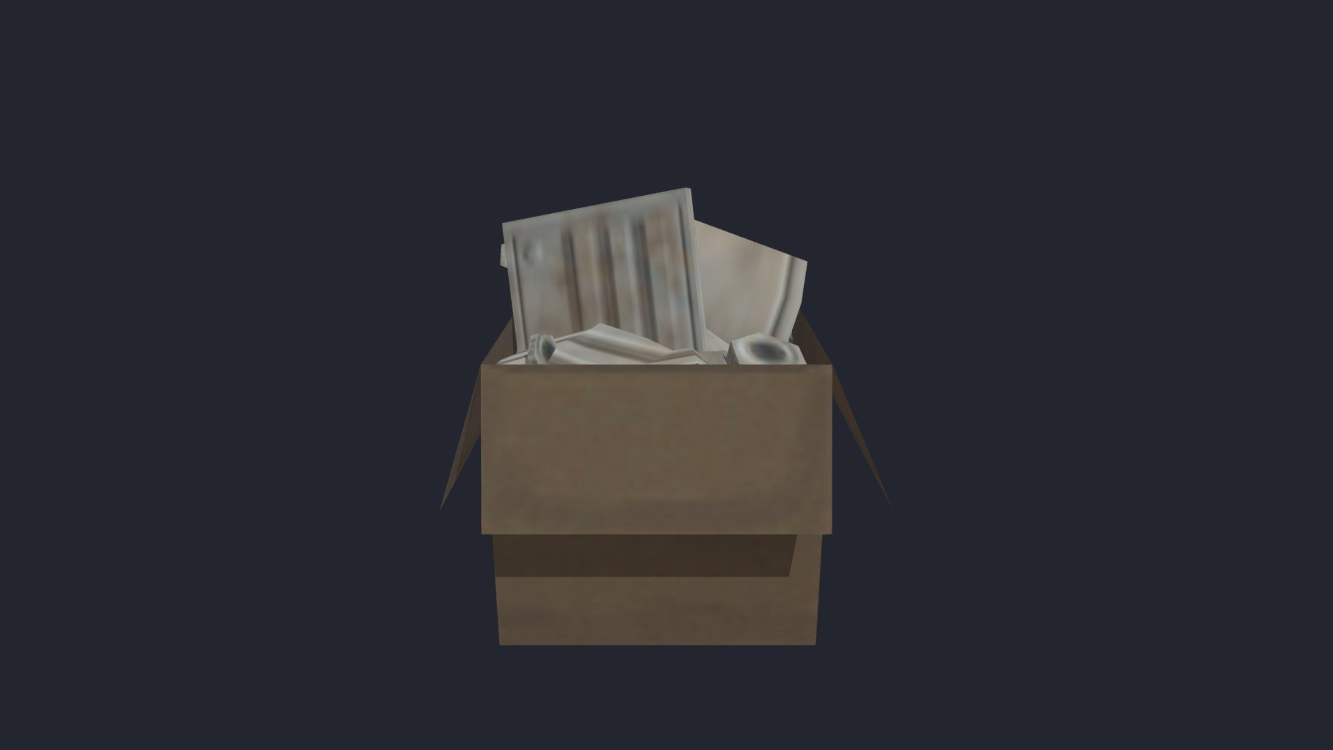 Box Of Metal Scraps - 3D model by MrNekuromu [c24cb02] - Sketchfab