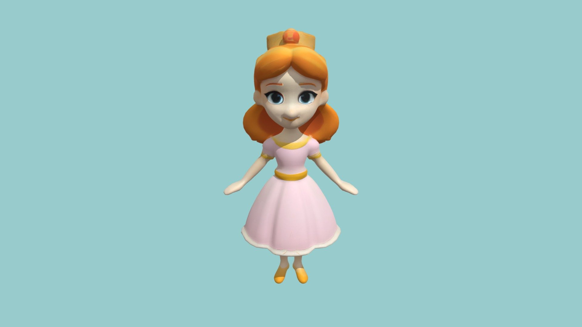 Princess animation character - 3D model by Daredevil_73 [c24cd32 ...