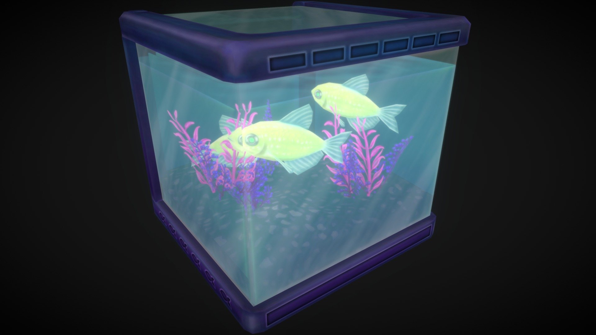 Fish Tank - Cube Challenge - 3D model by Ramiro (@ramirome) [c24e3b4 ...