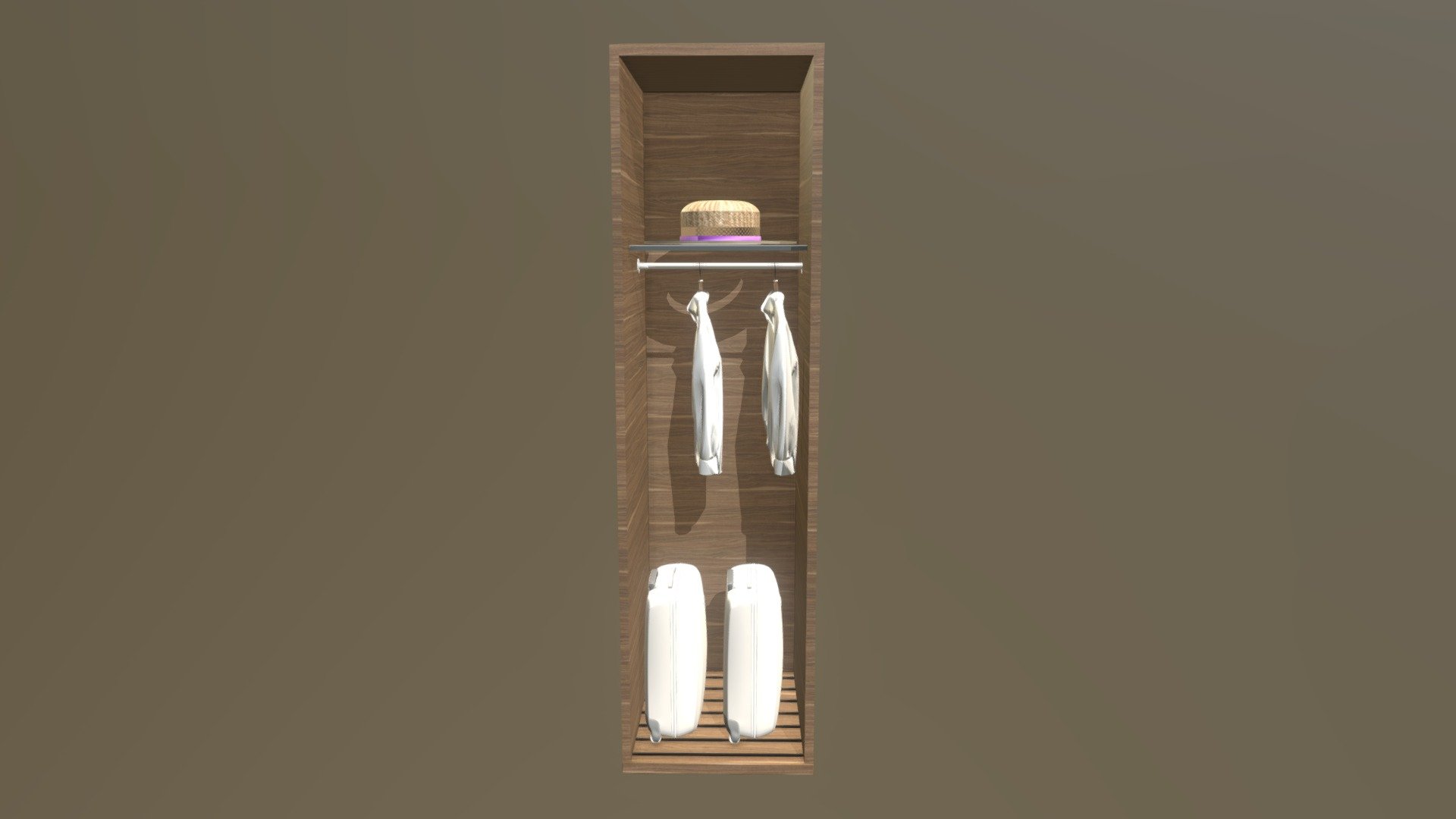 Luggage Rack - 3D model by Verdant (@verdant.stu) [c24e46f] - Sketchfab