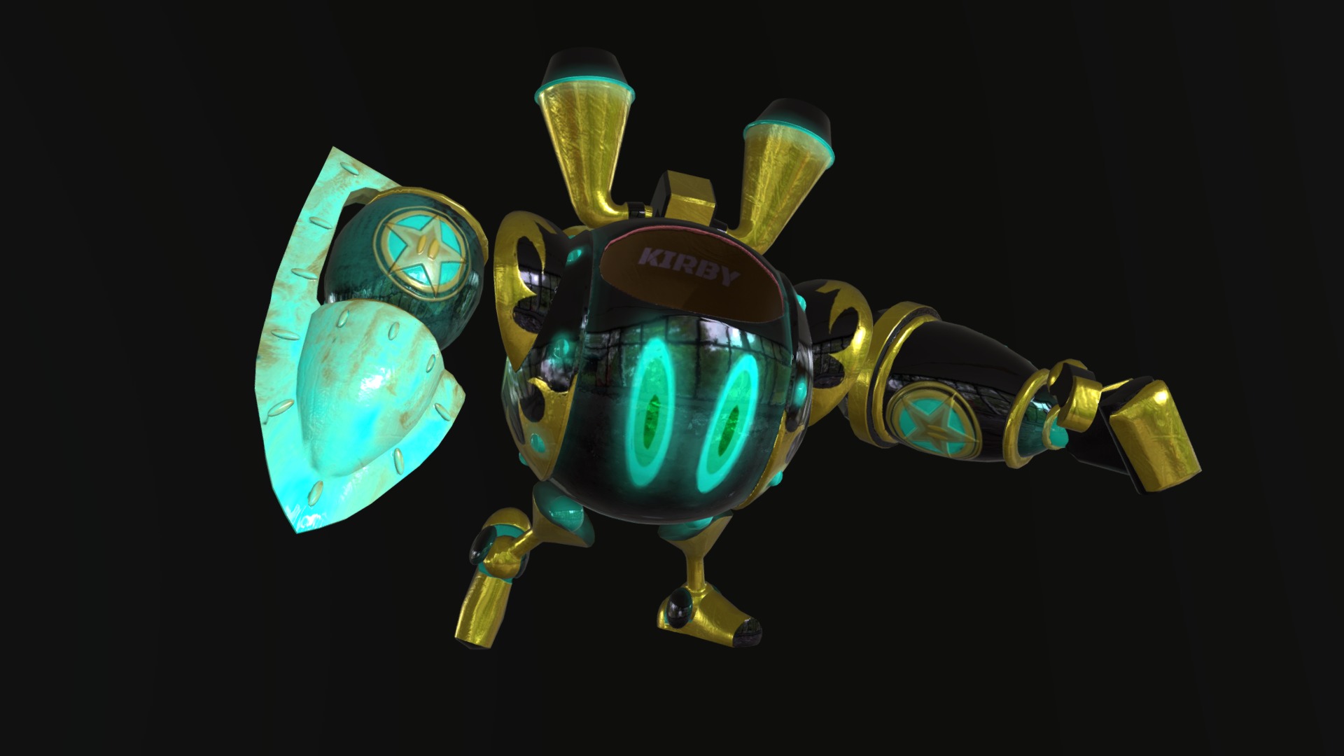 KirbyBot - 3D model by OliFletcher [c25093a] - Sketchfab