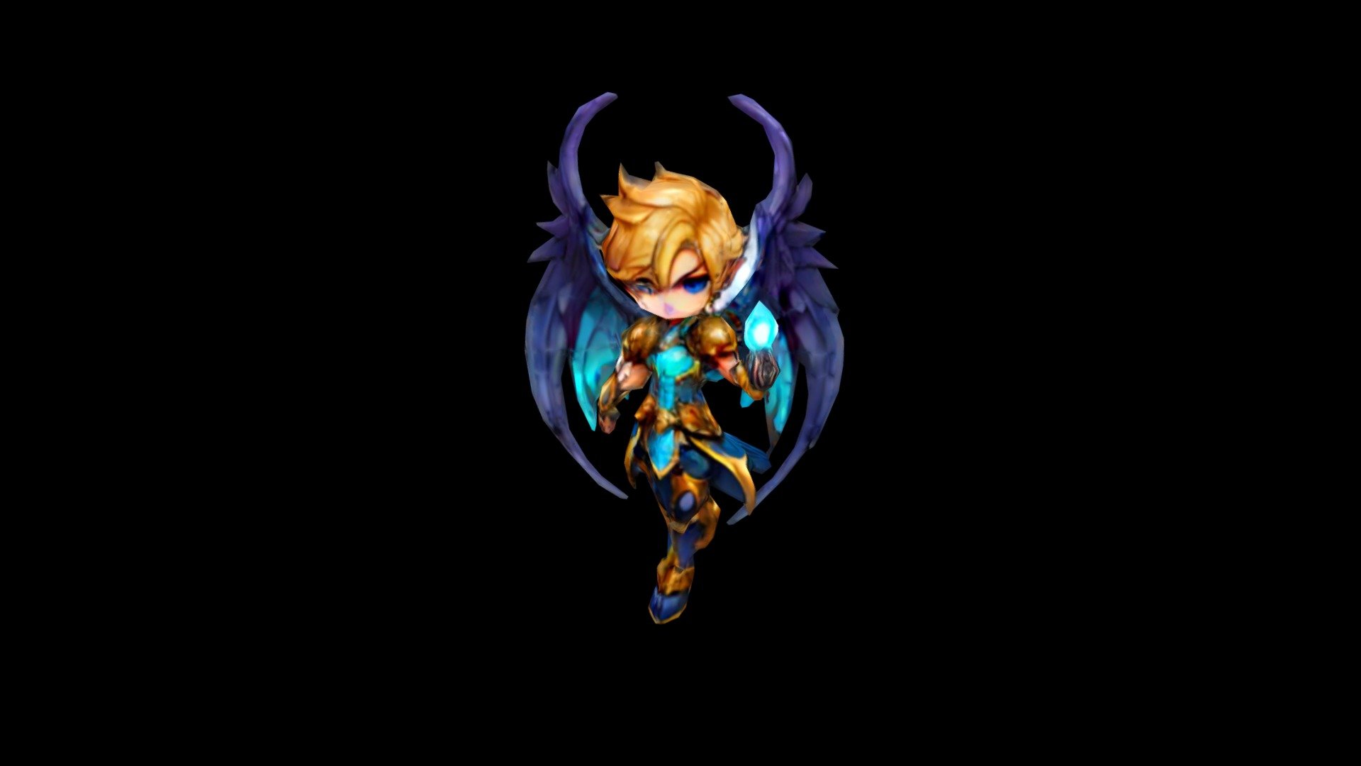 Charming Teenboy Angel Fighter - Download Free 3D model by klrxyz ...
