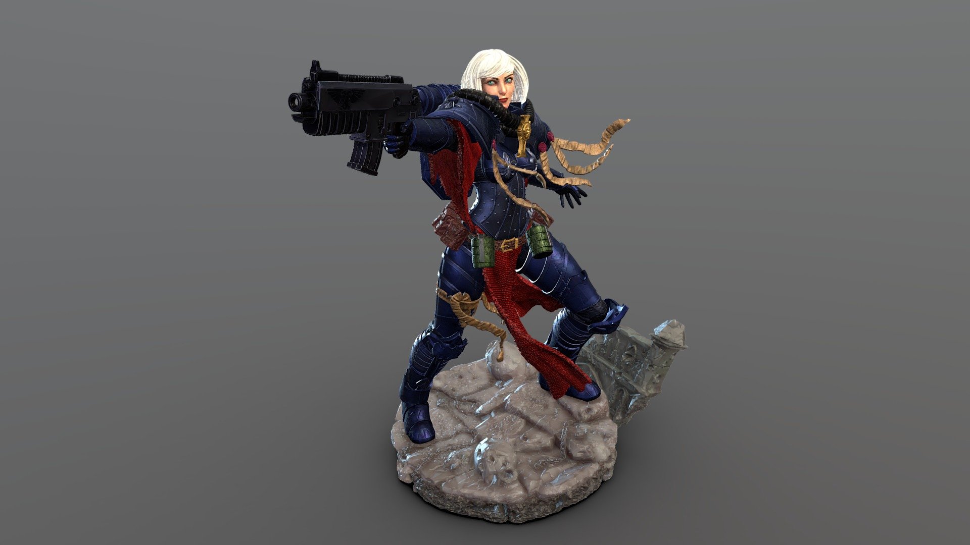 Sisters Of Battle - Adepta Sororitas - 3D model by Wesley Pontes (@wes ...