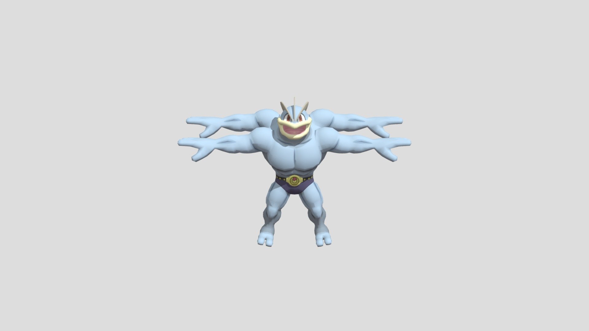 Machamp - Download Free 3D model by nguyenlouis32 [c254715] - Sketchfab