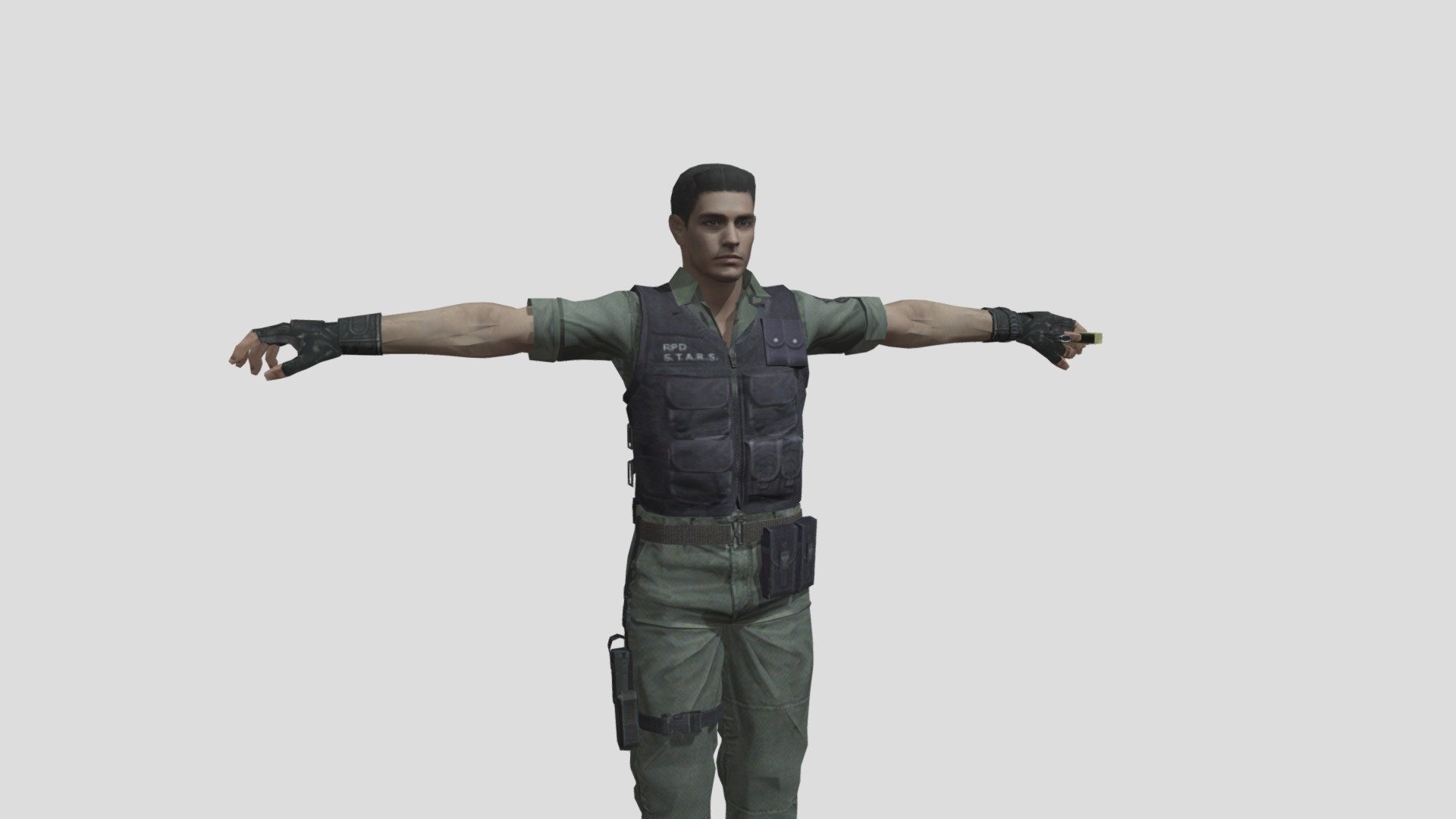 Resident Evil Chris CVX - Download Free 3D model by athailand609 ...
