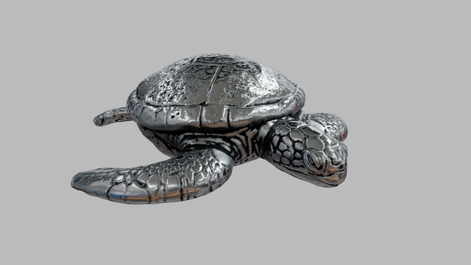 Metal Turtle - Download Free 3D model by Alessandro Zanetti ...