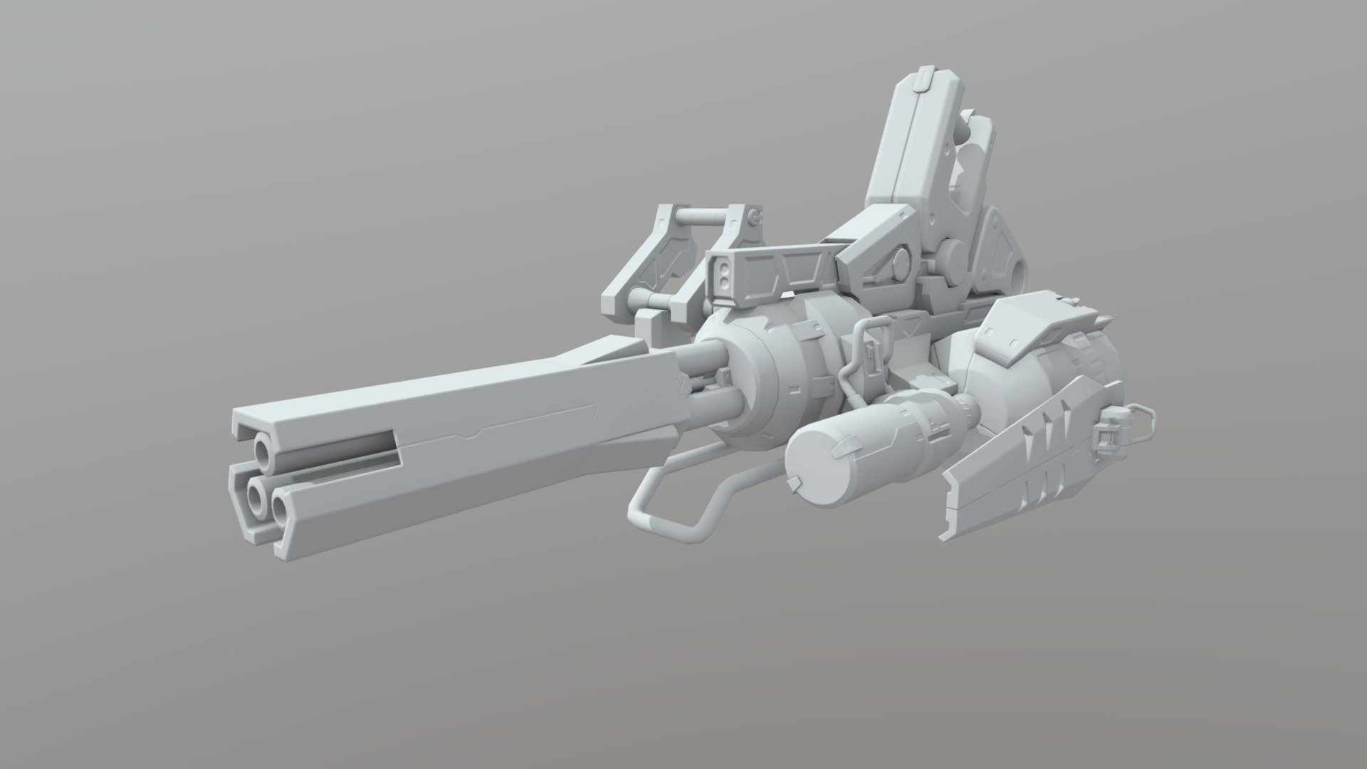 minigun_low - 3D model by Alina.Zablockaya [c2569e6] - Sketchfab