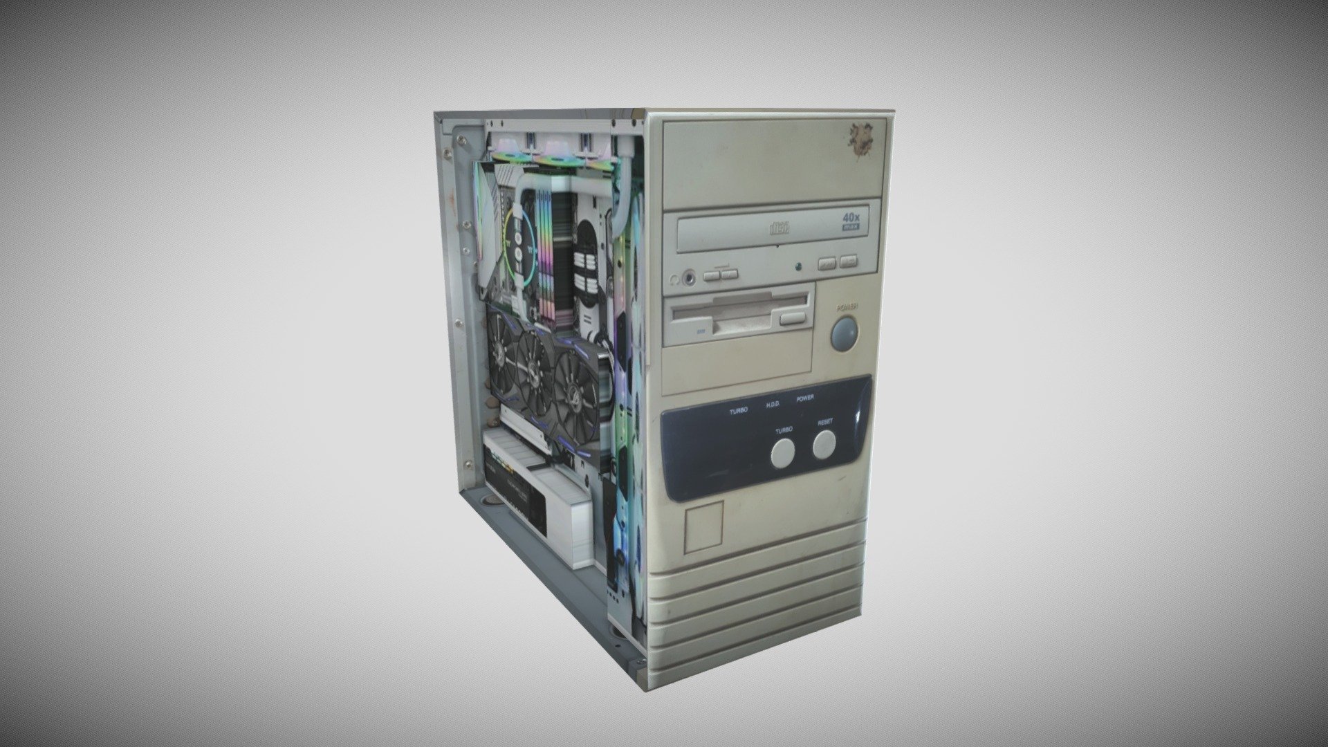 old_PC - Download Free 3D model by ganic30 [c25741b] - Sketchfab