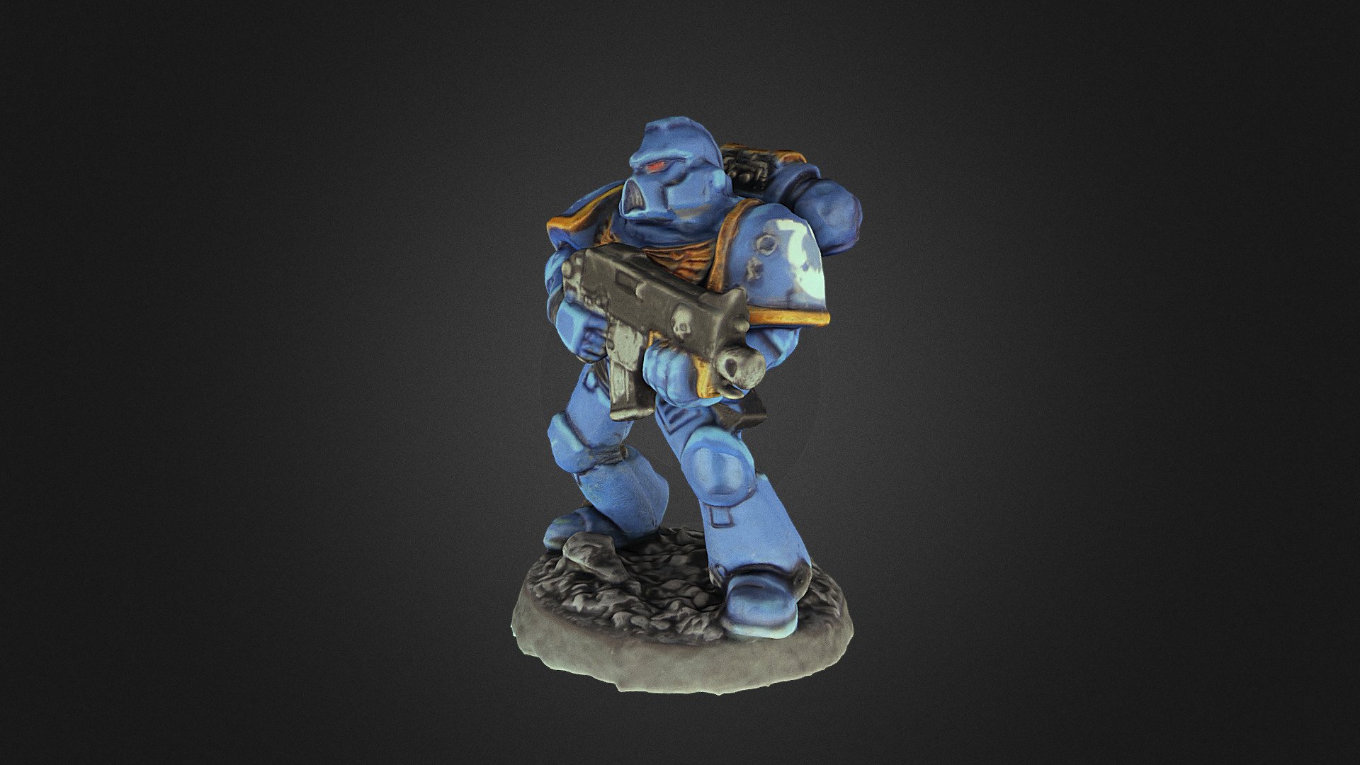 Space Marine Soldier (2) - 3D model by toulbroch24 [c2579d5] - Sketchfab