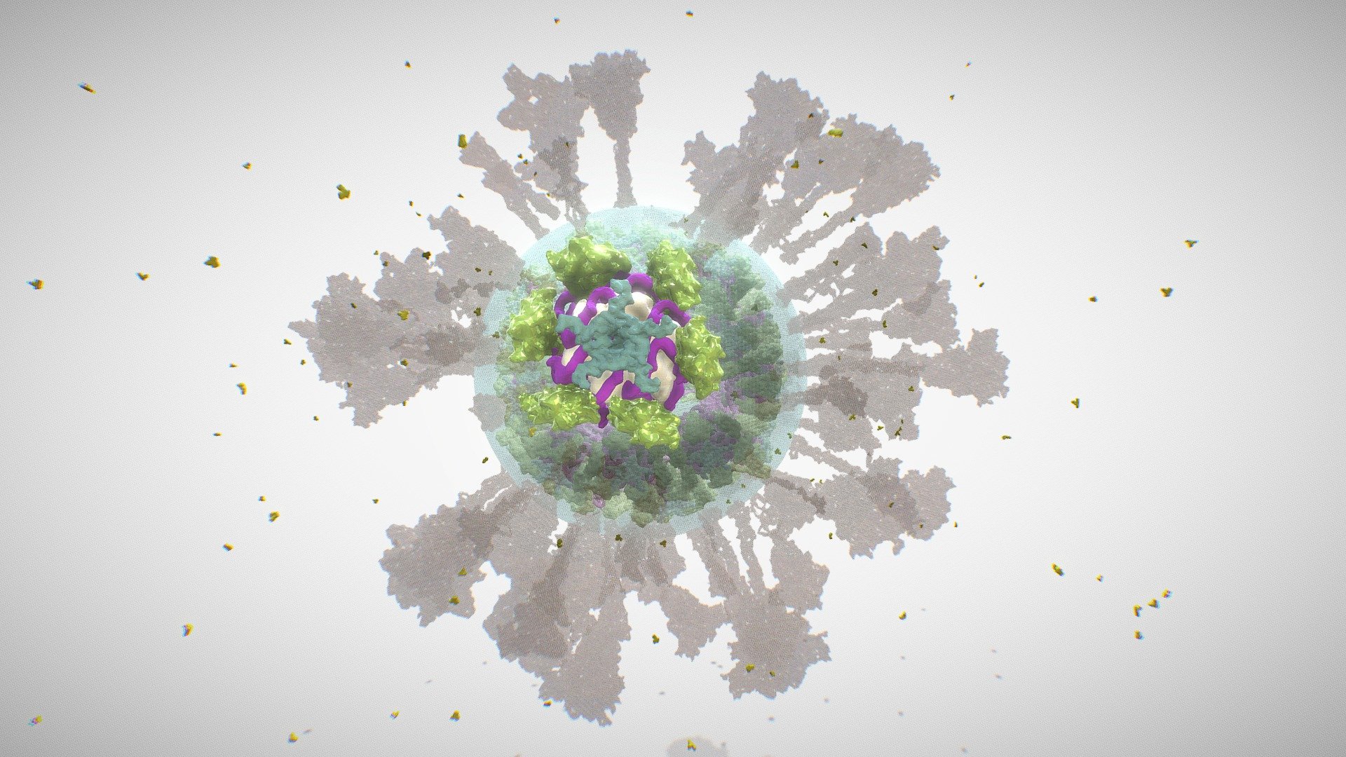 sars-cov-2 descriptive model (No.15) - 3D model by levinemachine ...