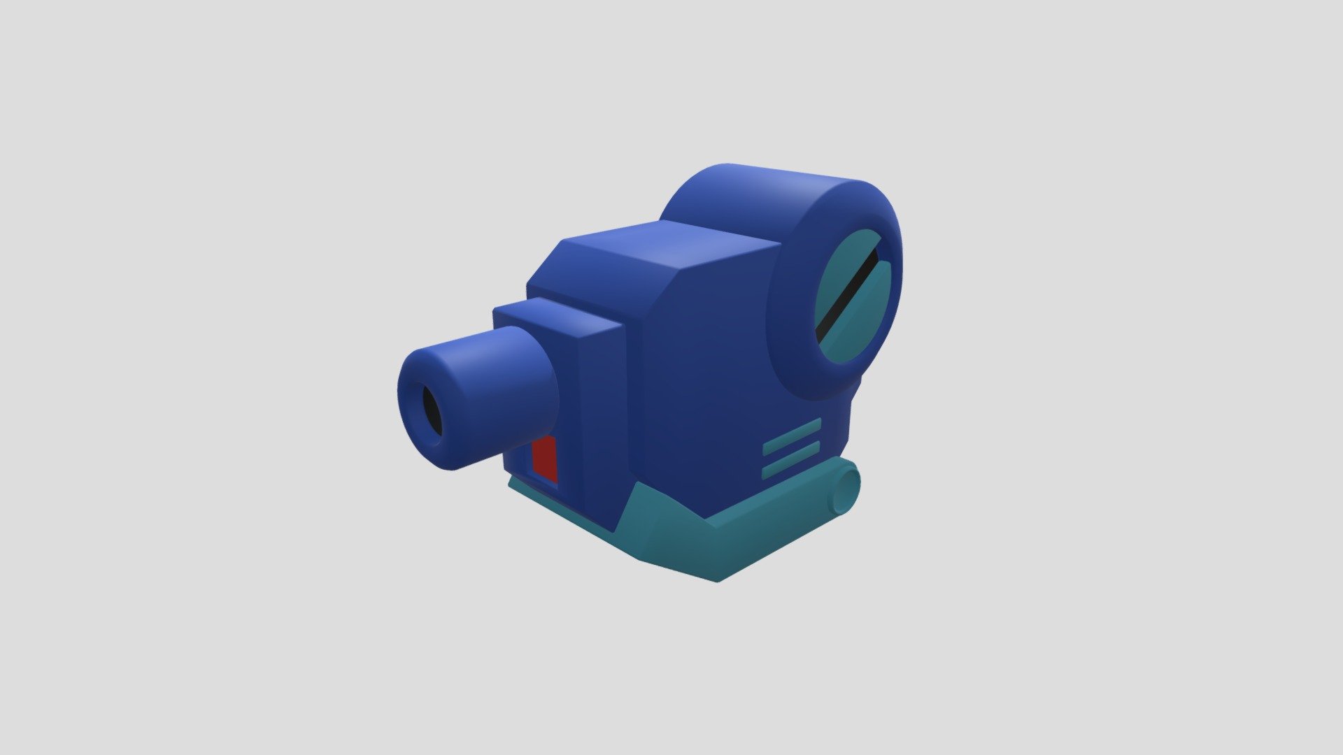 Hi Cannon Battle Chip - 3D model by redketchum [c25997a] - Sketchfab