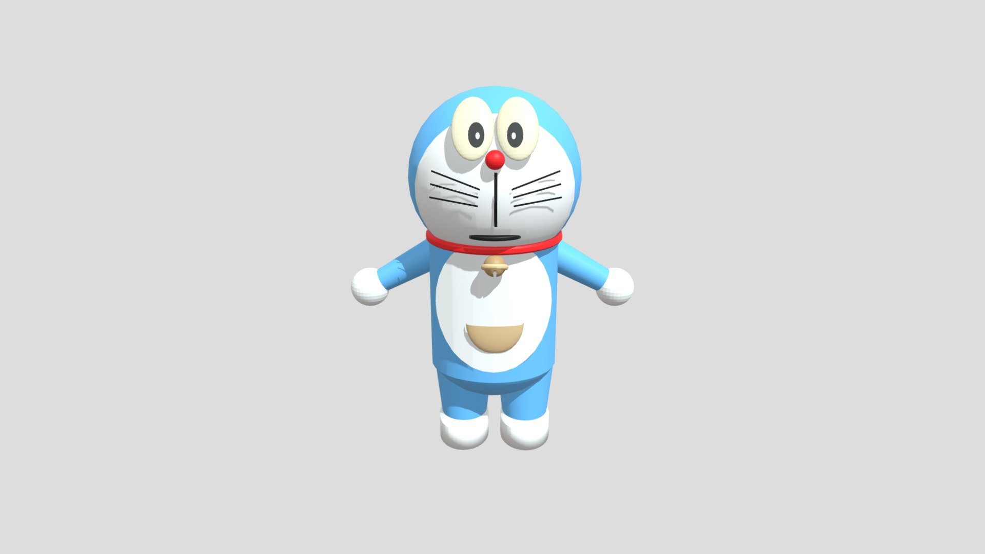 DOREMON - Download Free 3D model by MD. DADUL RAHMAN (@mddadulrahman ...