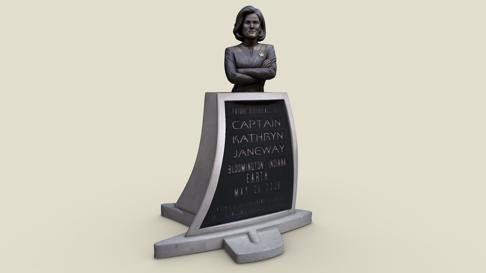 Captain Janeway - 3D model by Michael Camilo Saari (@MichaelCamiloSaari ...