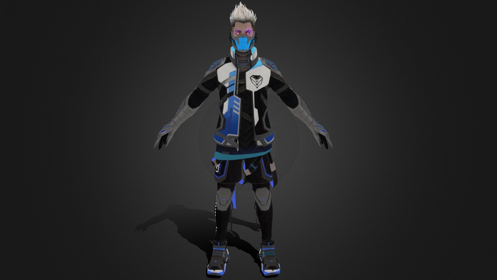 FREE FIRE BLUE COBRA BUNDEL 3D MODEL - Download Free 3D model by FFXN ...