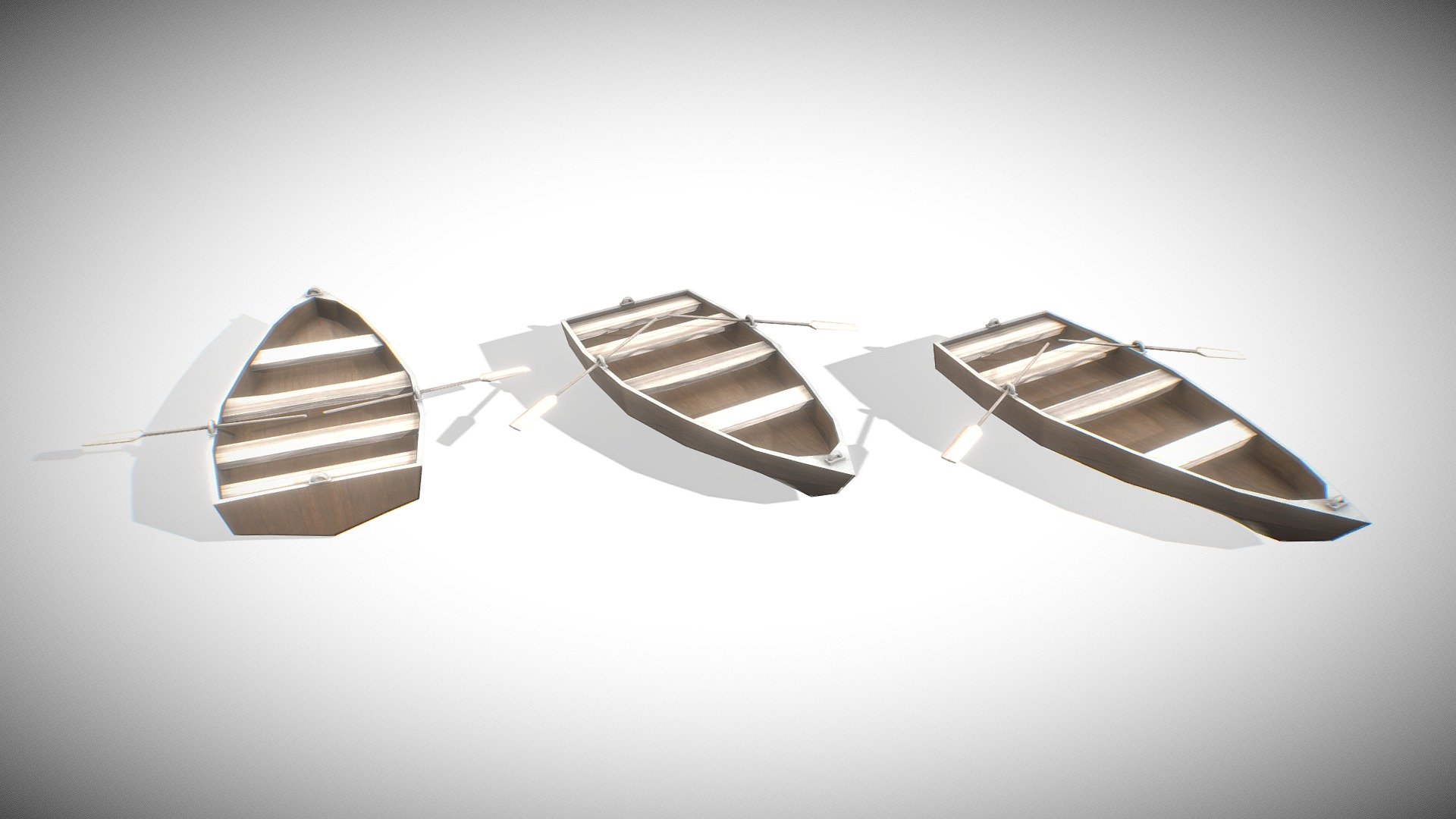 General Realistic Row Boat 2 - Buy Royalty Free 3D model by Aligned Games (@Johannesnienaber ...