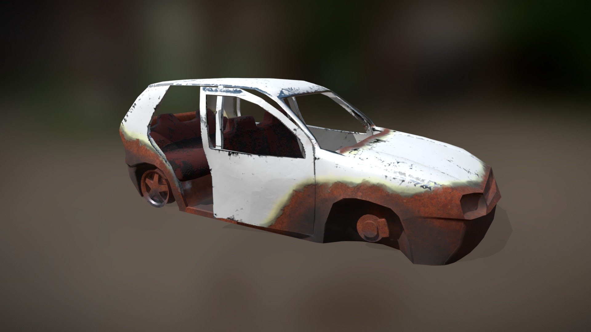 Abandoned Car - Download Free 3D model by Leandro Andrade ...
