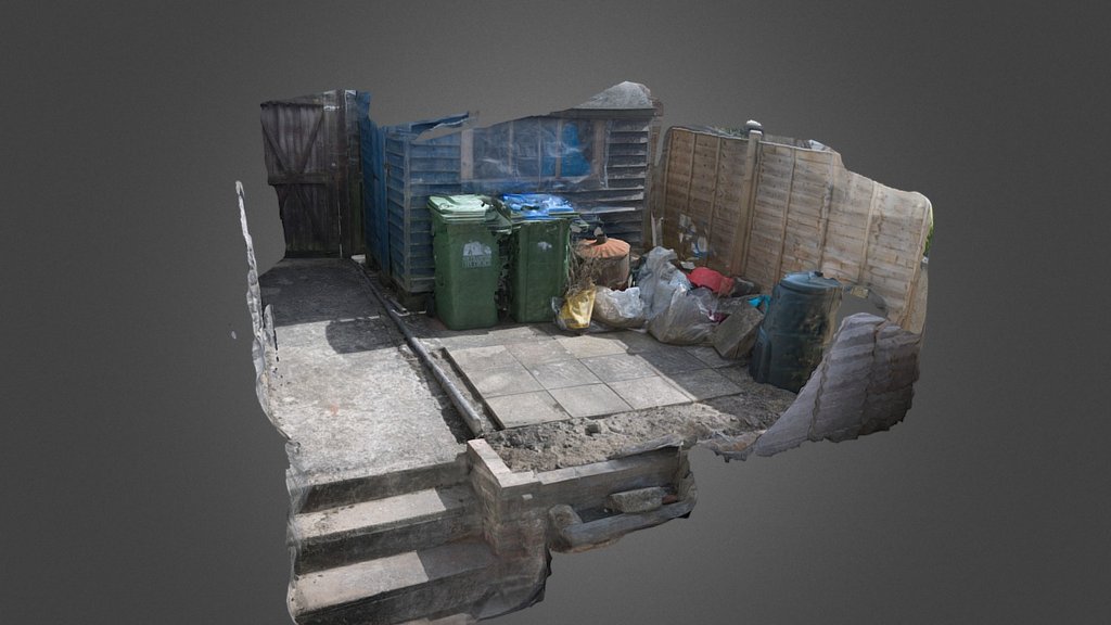 Back garden - 3D model by rodrigopachecoruiz [c25d2a6] - Sketchfab