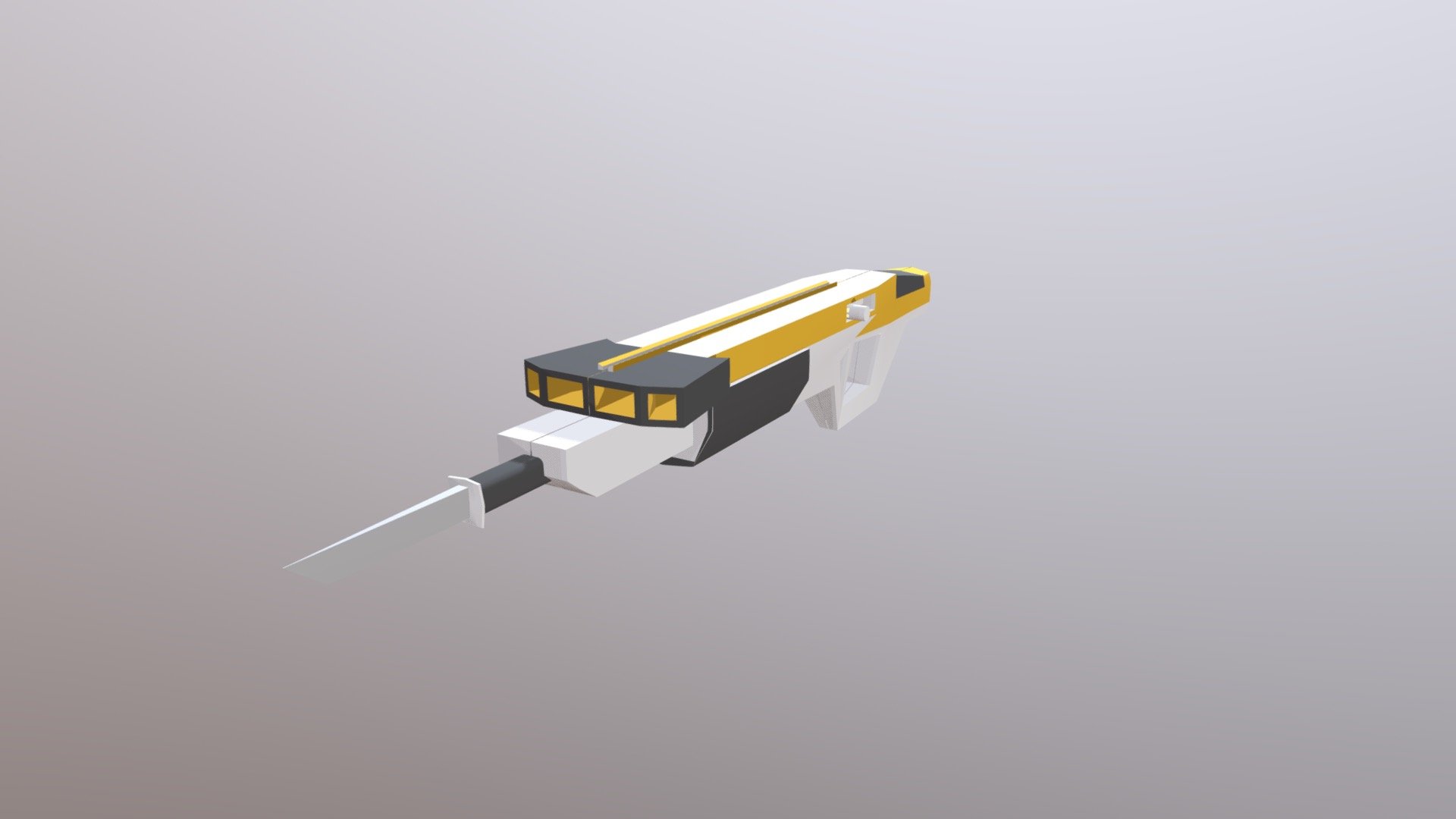 Space Gun#02 - 3D model by somedutchguy2 [c25f5cd] - Sketchfab
