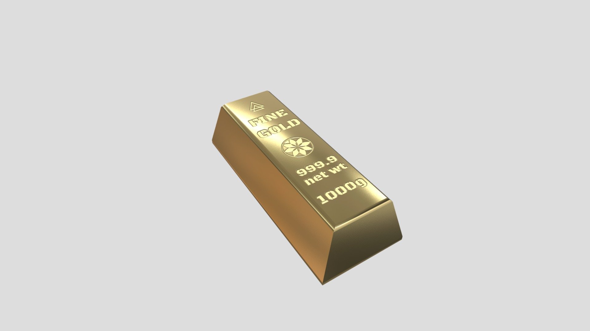 Gold - Download Free 3D model by Morgan Skilly (@CaptainMorgan ...