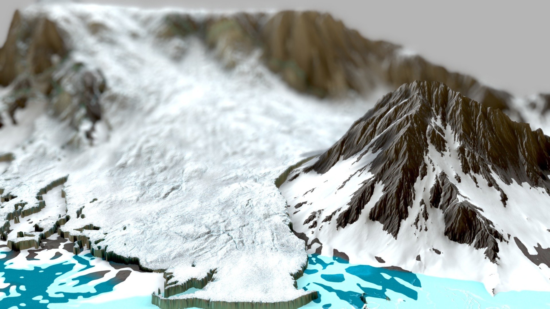 Glacier - Buy Royalty Free 3D model by Foto Retina (@ferret) [c261c08 ...