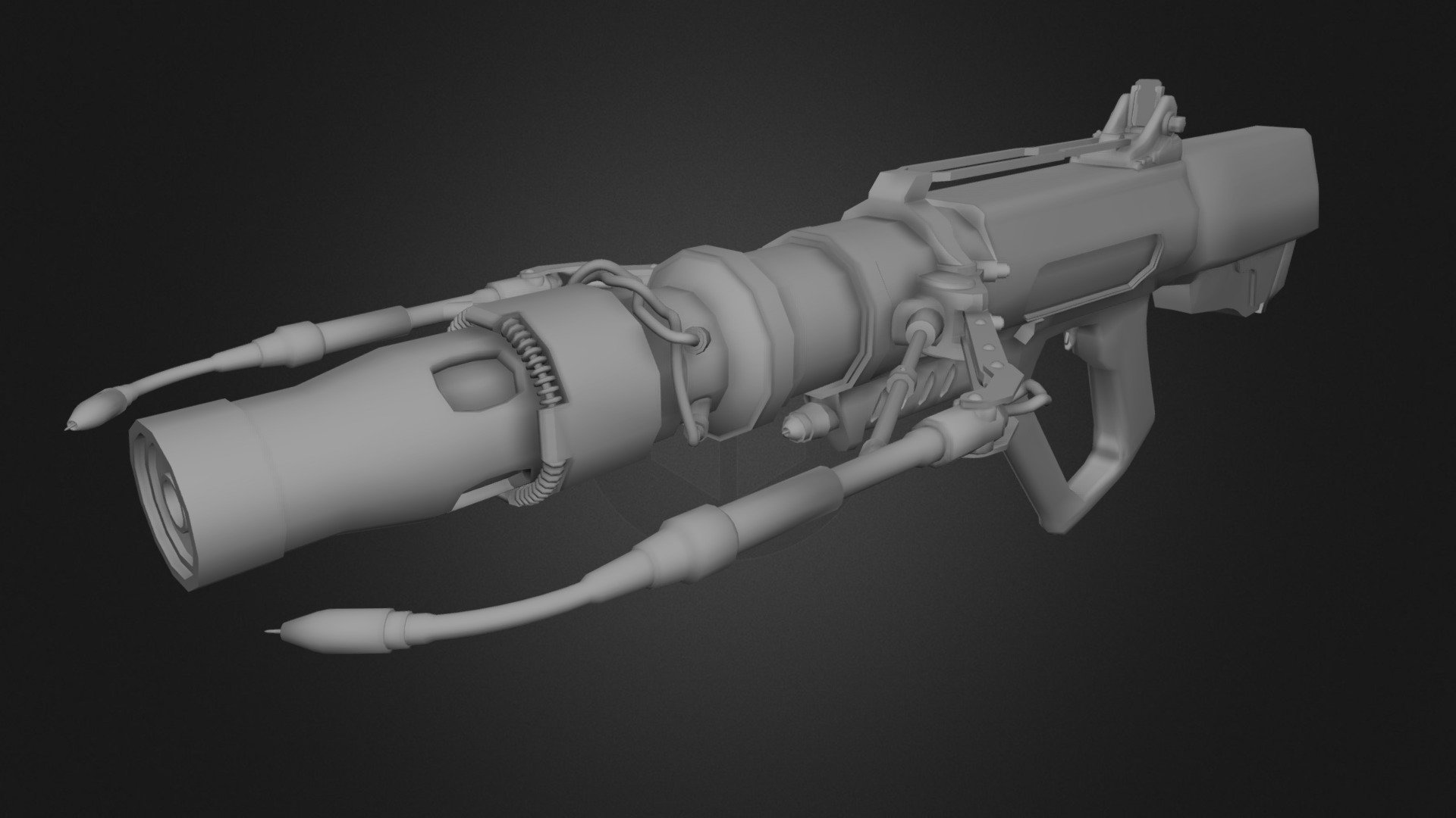 Pronged Ray Gun - 3D model by dernhelm (@sachawendorff) [c262599 ...
