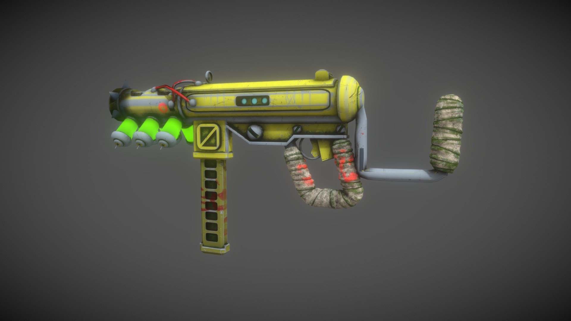 Scifi sub machine gun - Download Free 3D model by Coconut (@tomas ...