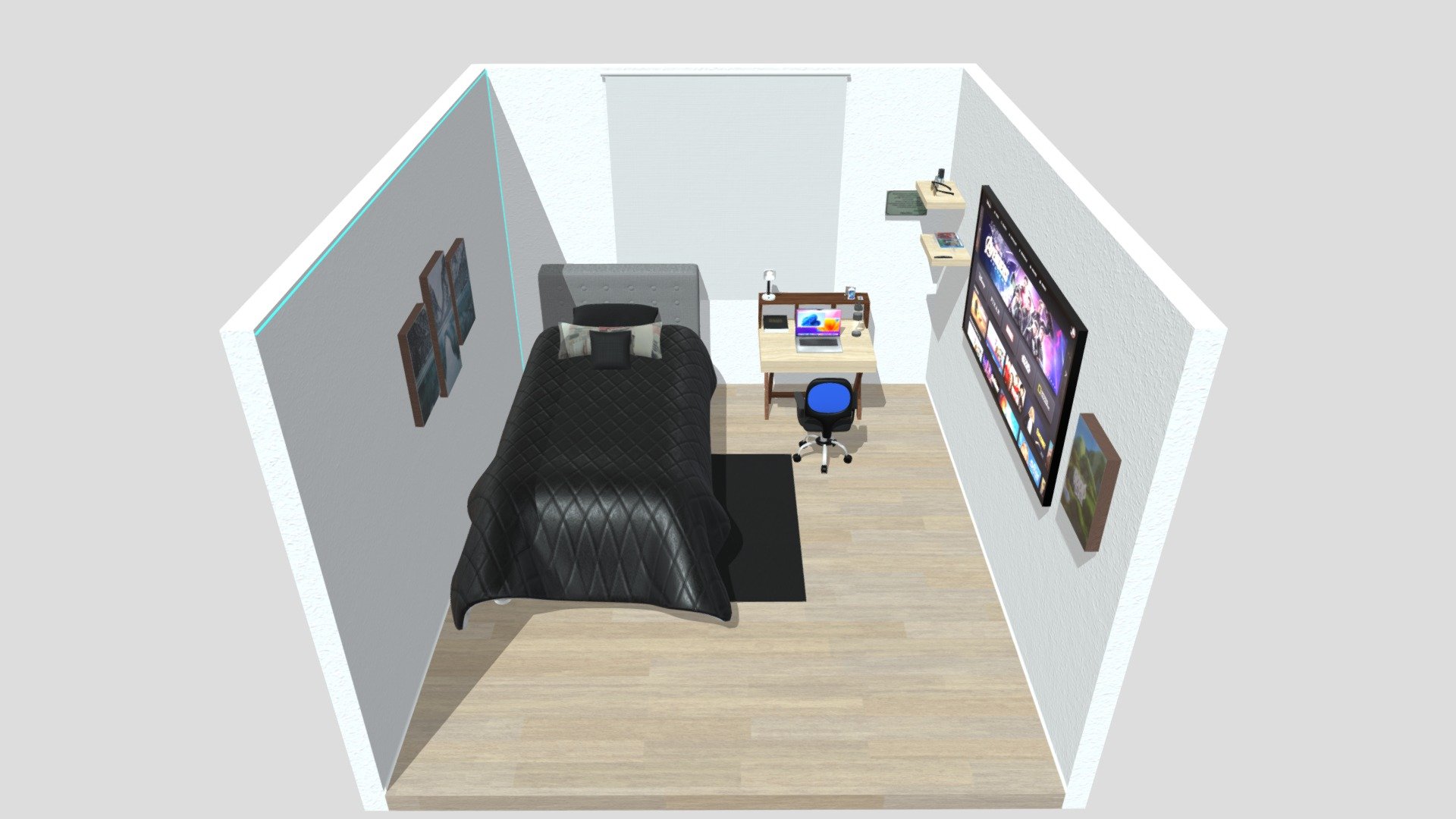 Cuarto - 3D model by Stiven_ariza21 [c2639d8] - Sketchfab