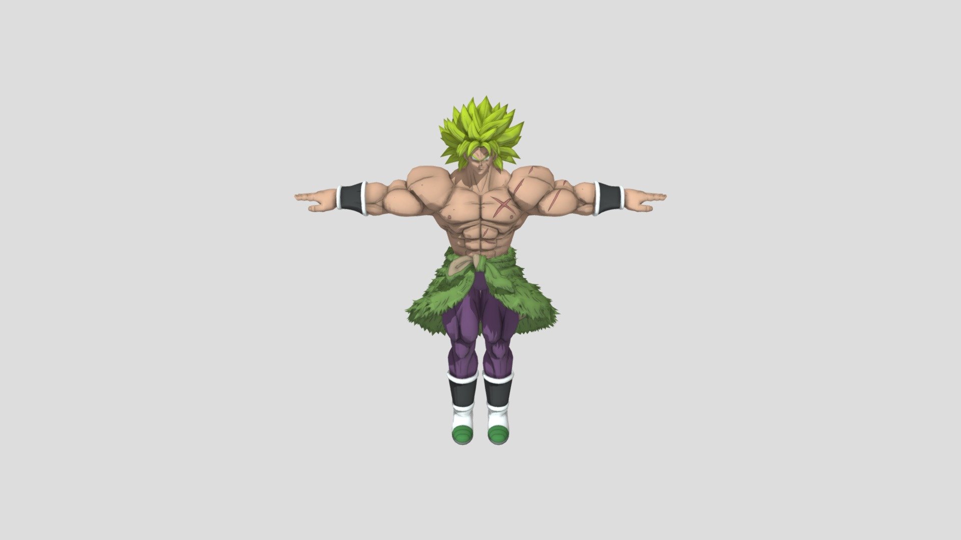 broly - Download Free 3D model by gabrieel22 [c263e00] - Sketchfab