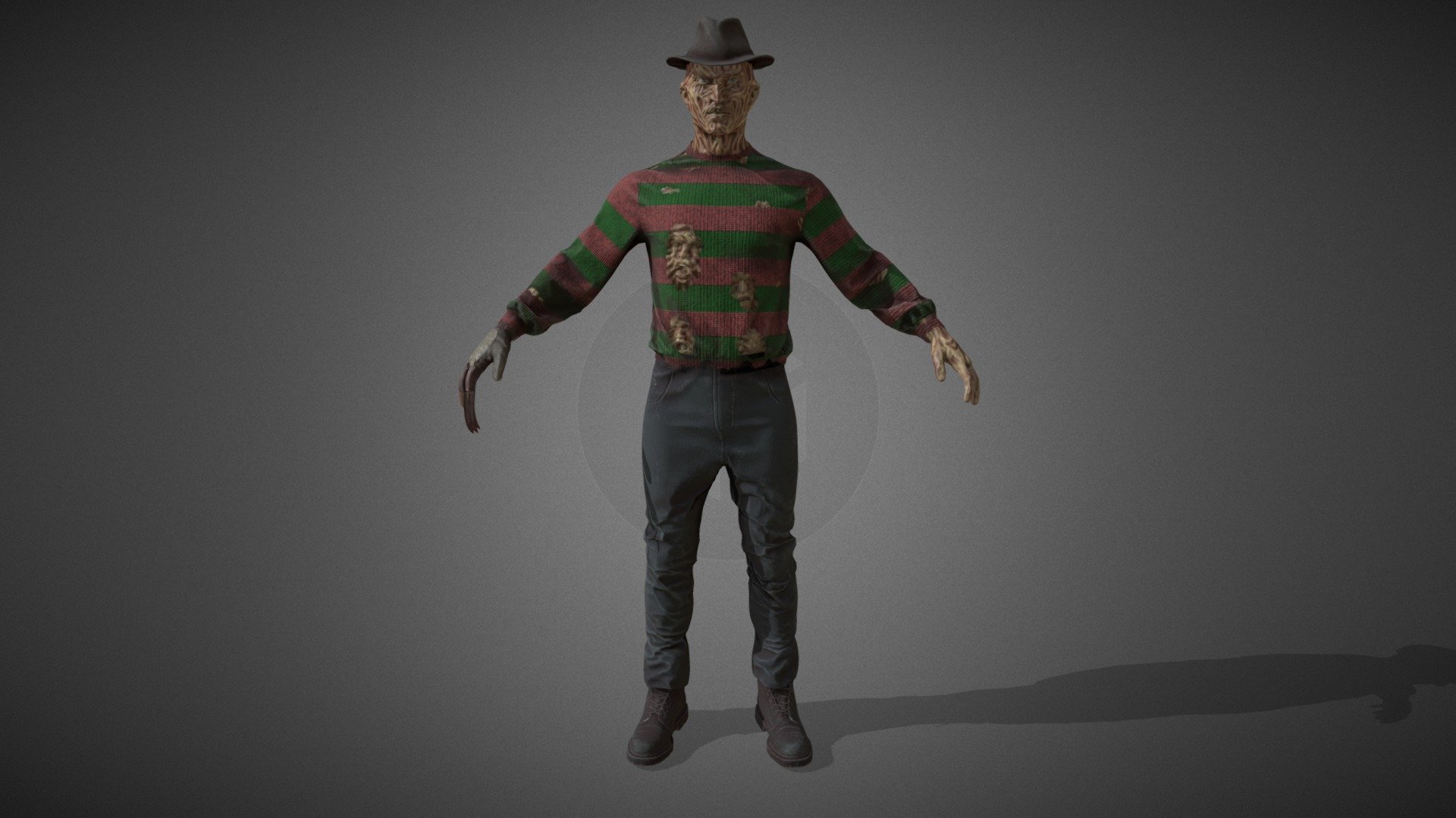 Freddy Krueger - Nightmare (Game Ready) - Download Free 3D model by ...