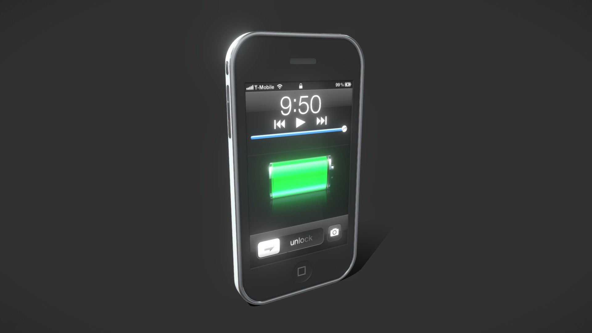 Iphone - 3 / 2008 - 3D model by Dylan (@DylanSpin) [c26569c] - Sketchfab