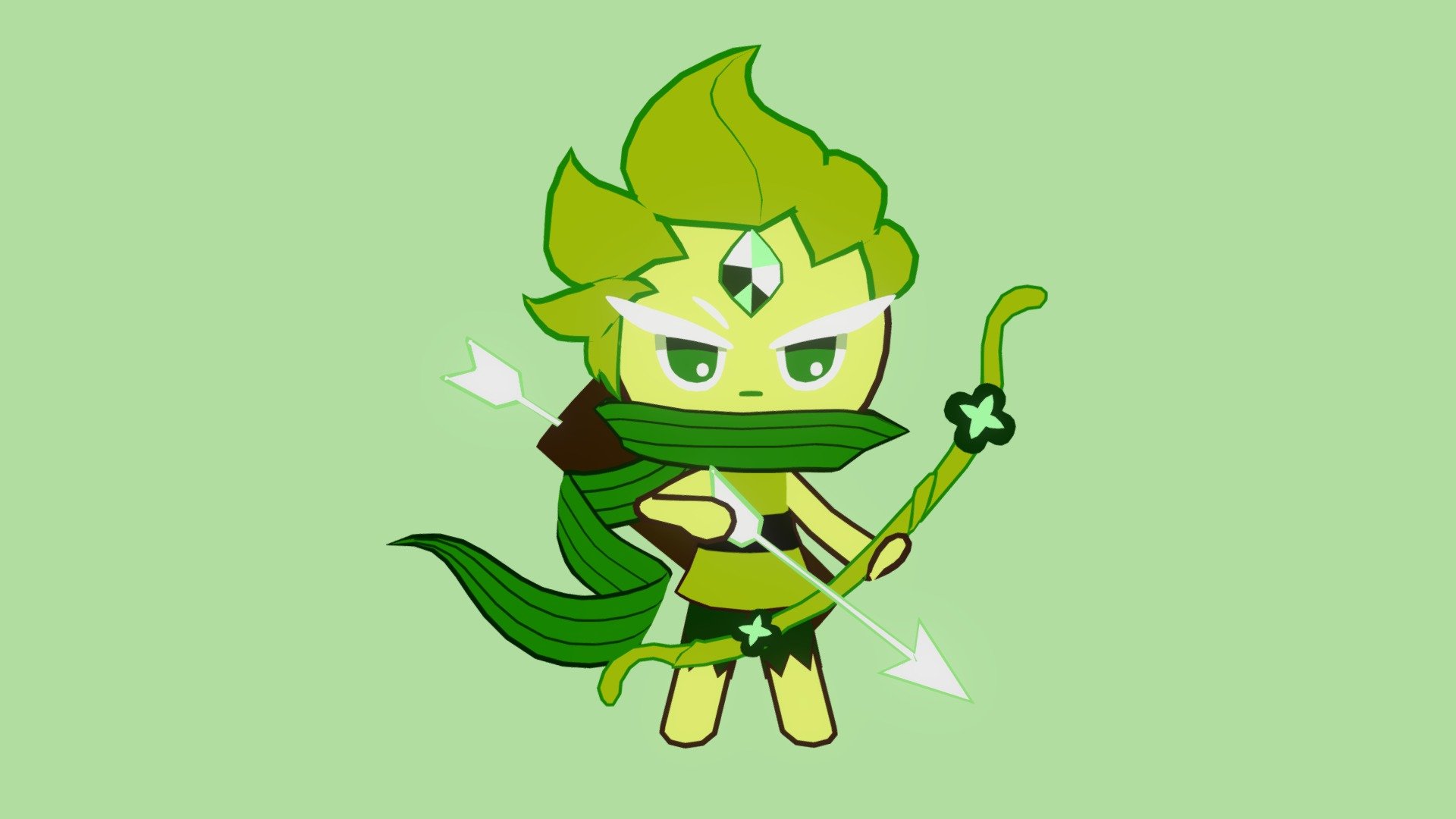 Wind Archer (Cookie Run) - Download Free 3D model by Nini (@doniisw ...