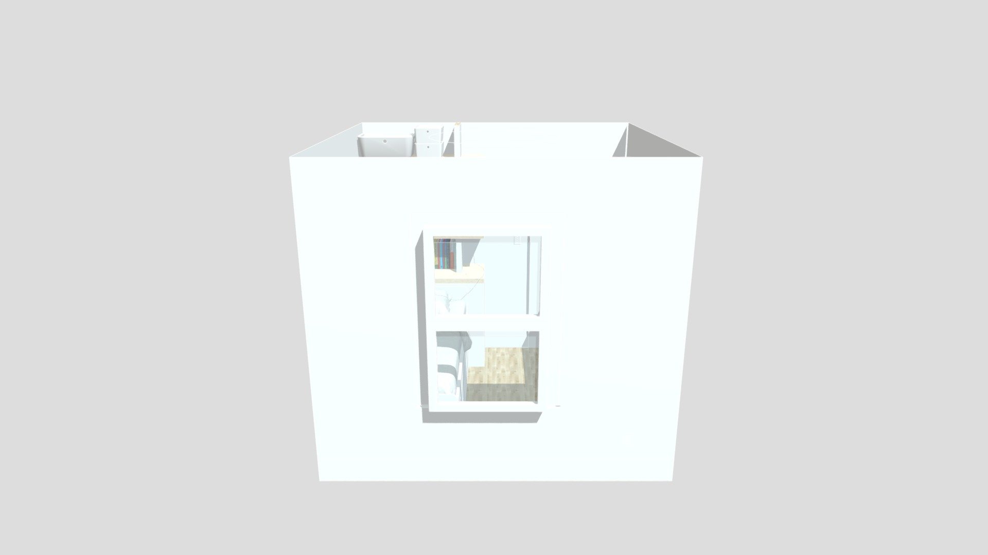 Shelf In Room - Download Free 3D model by krigh [c266370] - Sketchfab