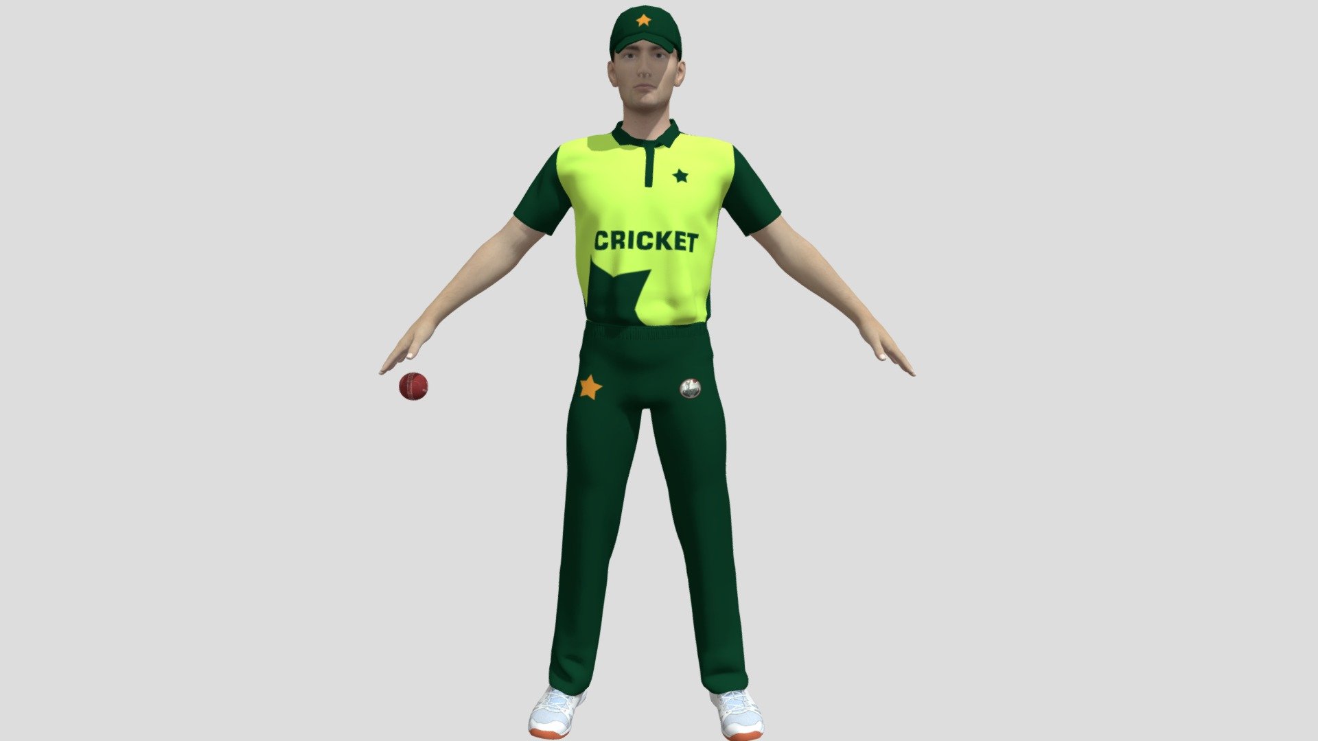 Cricket Bowler - Buy Royalty Free 3D model by trish.j2109 [c268d1e ...