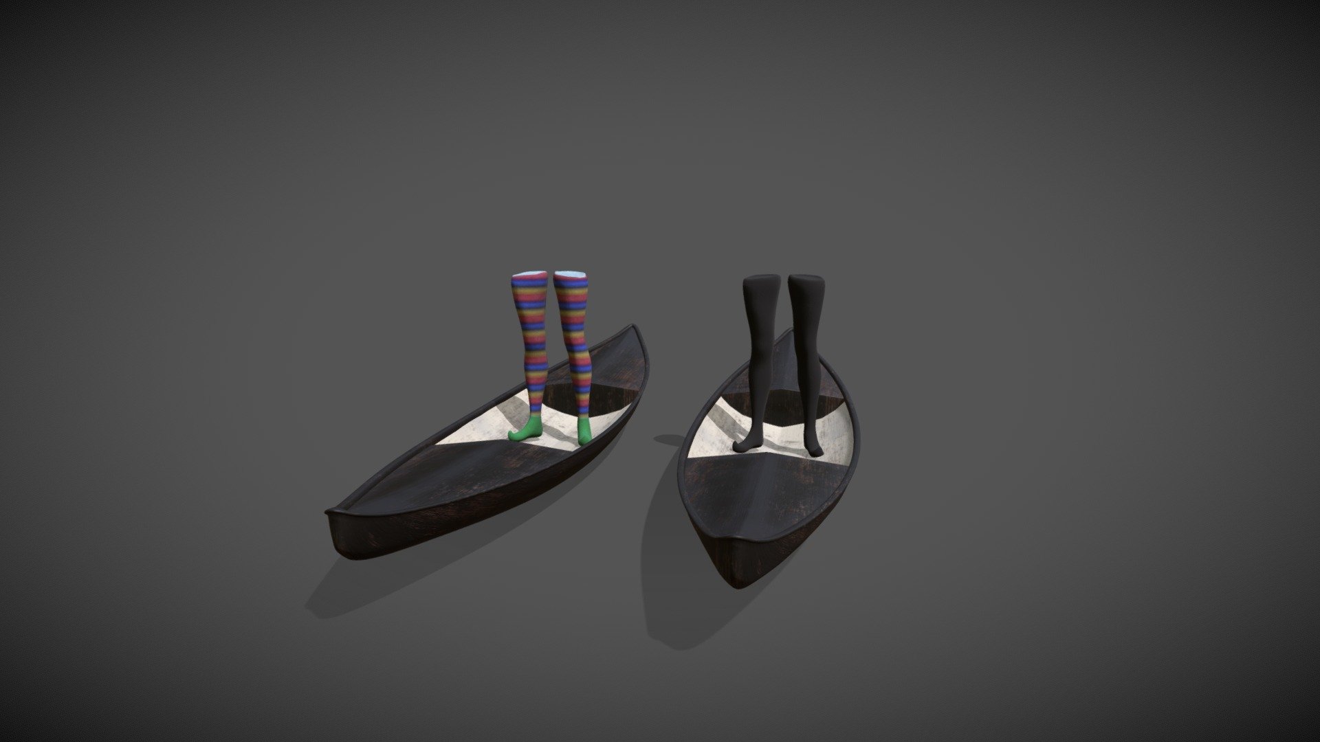 Leg Boats - 3D model by Dumokan Art (@dumokanart) [c268e71] - Sketchfab