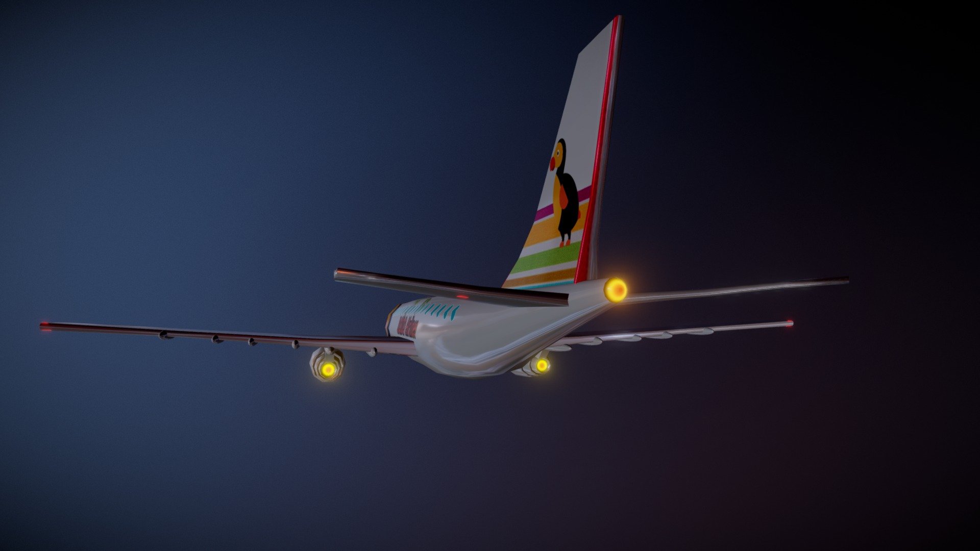Dodo Airlines EXPRESS - 3D model by Stark (@stark3d) [c2699d4] - Sketchfab