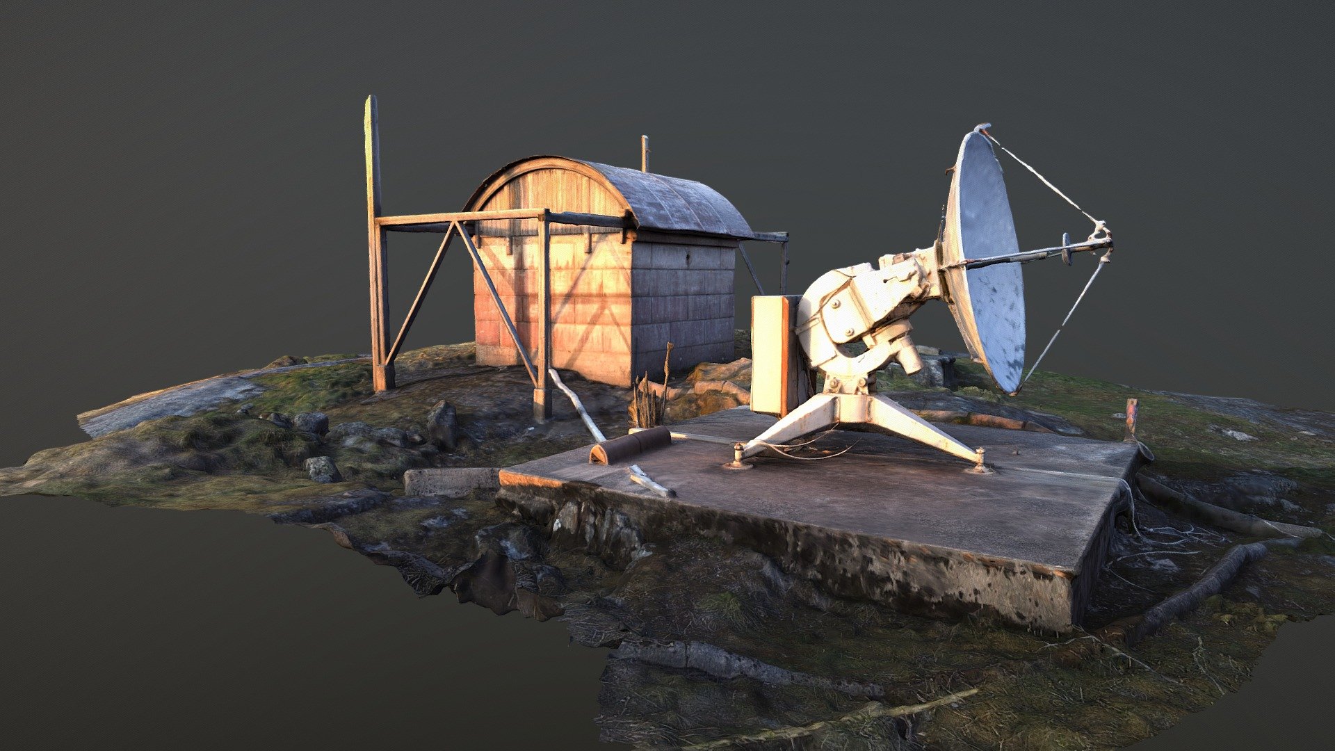 MM wave Solar radio telescope - Download Free 3D model by Lassi ...