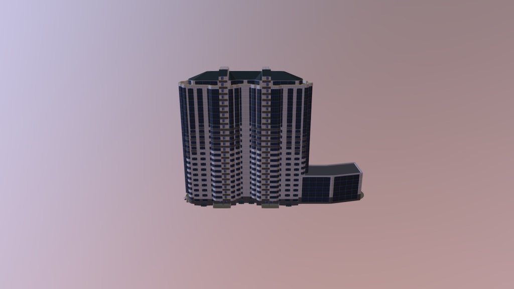 Residential complex "Admiral" Building 3 - 3D model by Aleksandr ...