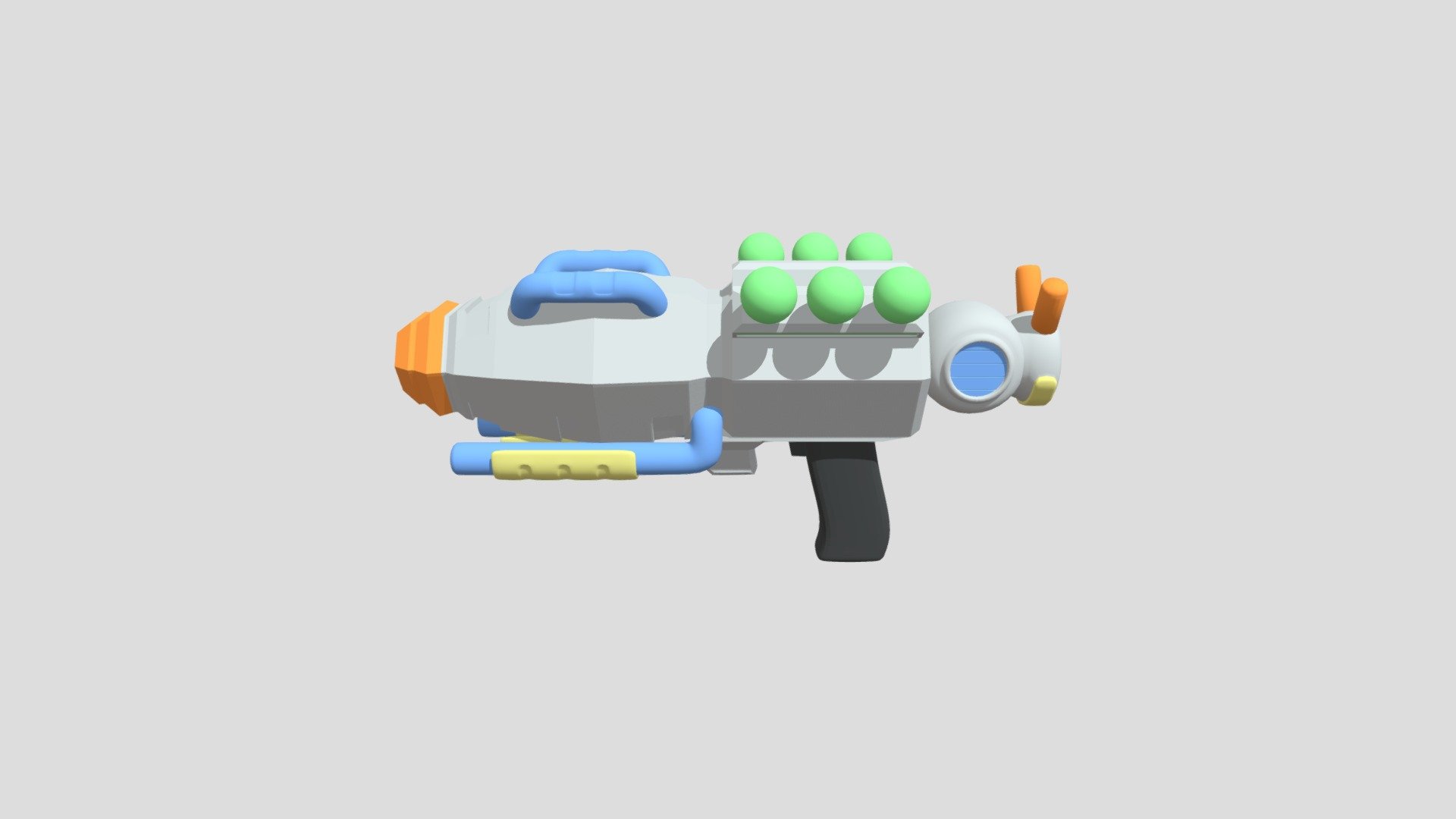 SCI FI BLASTER GUN - Download Free 3D model by Zoe.Last [c26db05 ...