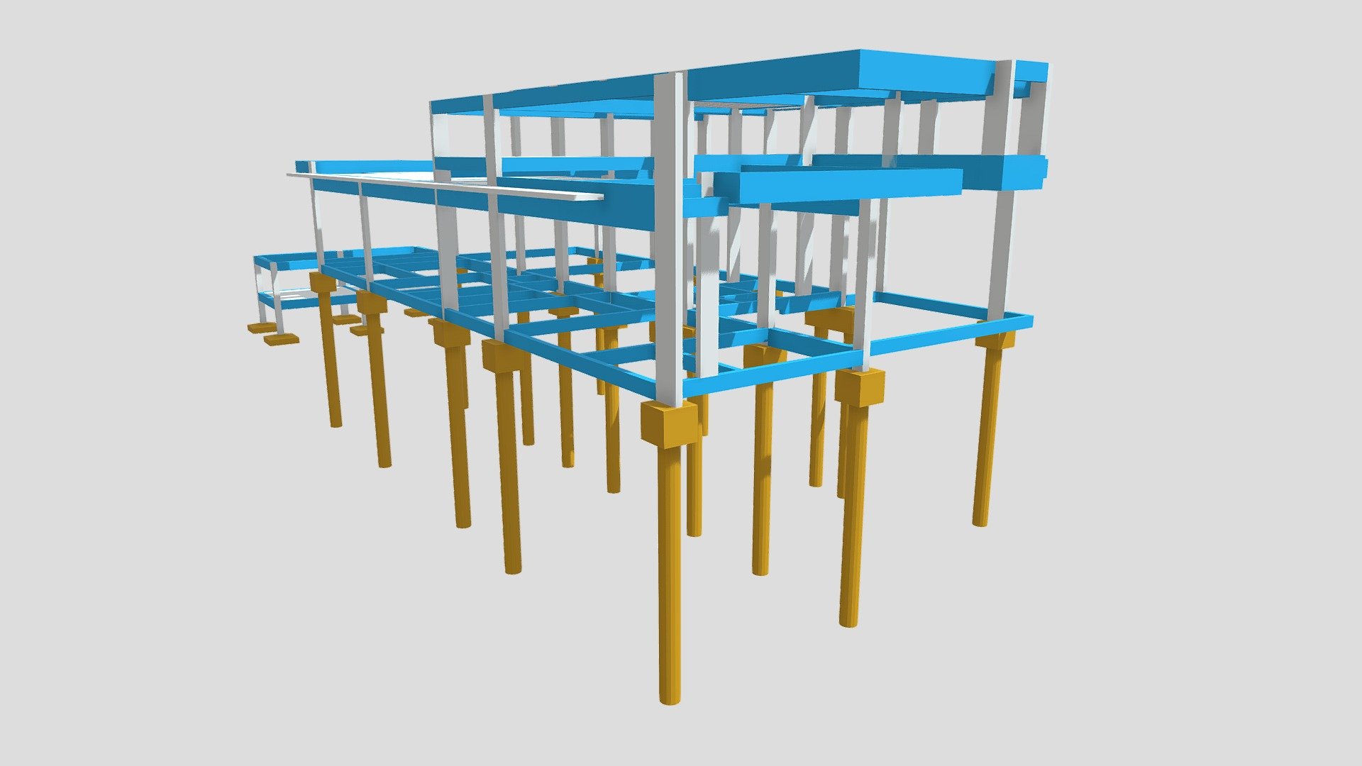 PROJETO ESTRUTURAL - TGP - 3D model by Saulo Lacerda - Projetos ...