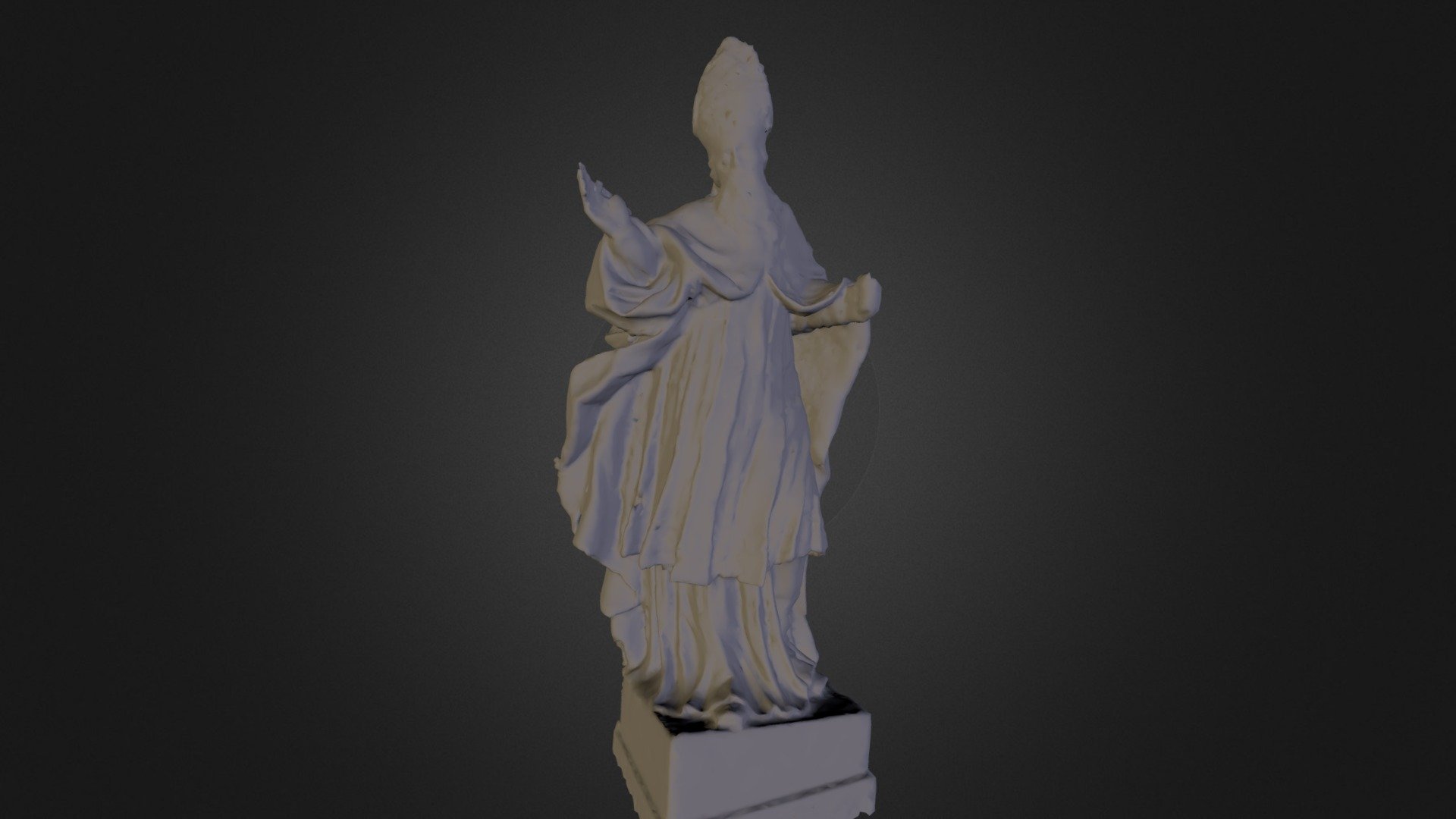 Statue of a Bishop - 3D model by nicolae.cori [c271866] - Sketchfab