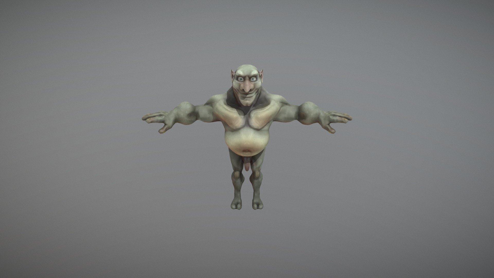 Ogre T-pose - Download Free 3D model by max.lanfrey [c272b3c] - Sketchfab